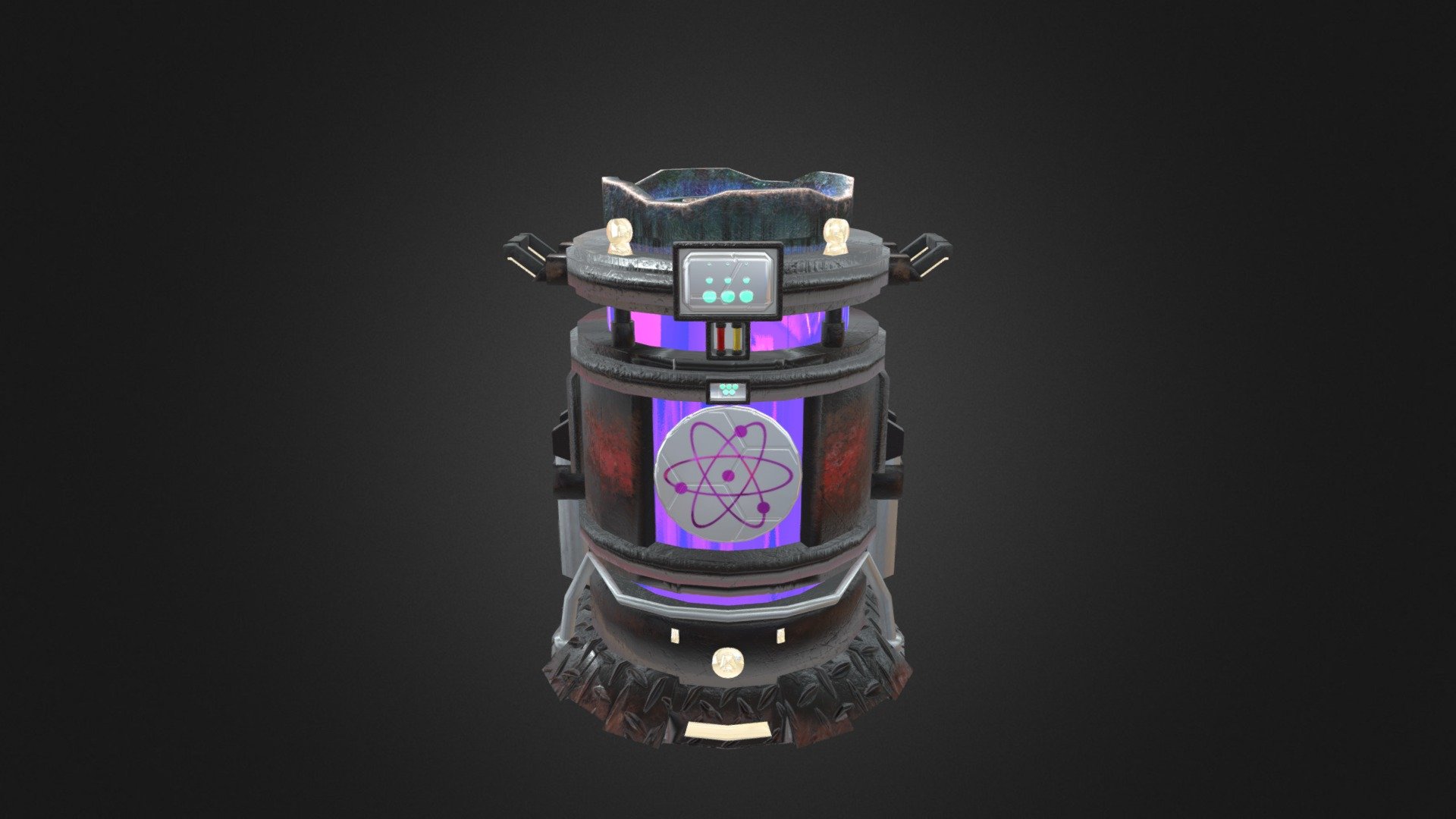 SCI FI BARREL - 3D model by Brighty360 [b94070c] - Sketchfab