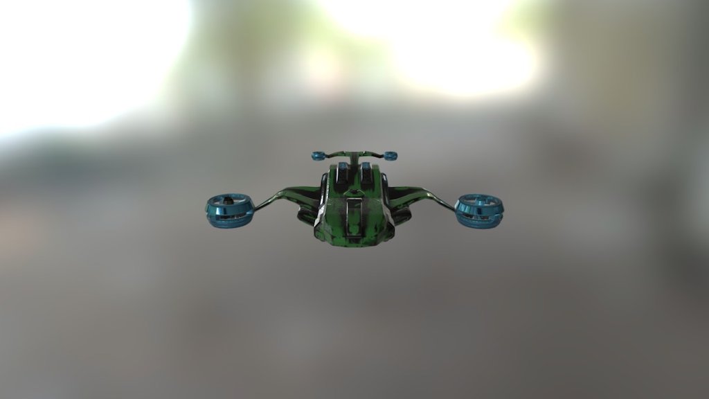 DropShip High Poly Textured - 3D model by David (@Cloud1500) [b941a72 ...
