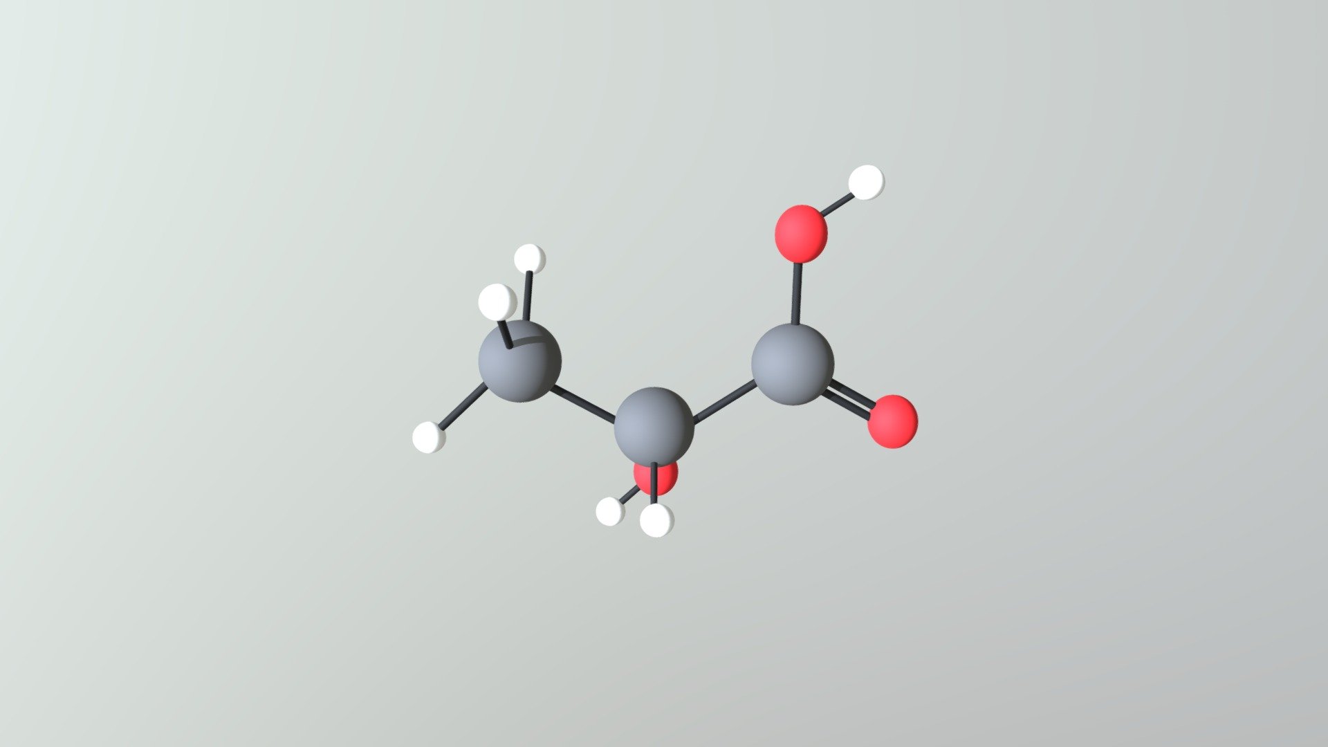 Lactic acid - 2-Hydroxypropoanoic acid - 3D model by isagoimar [b943a40 ...