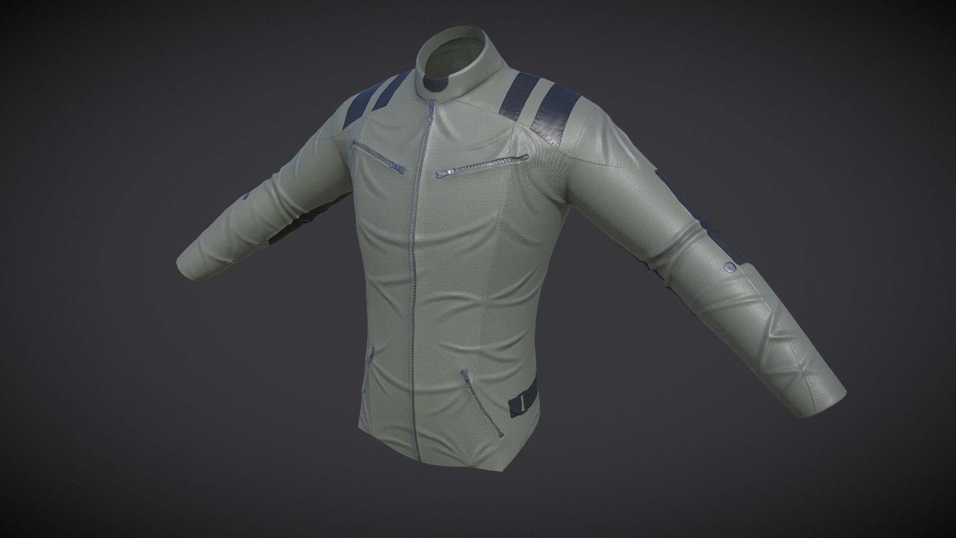Motorcycle Jacket - 3D model by bdemarest [b943f5b] - Sketchfab