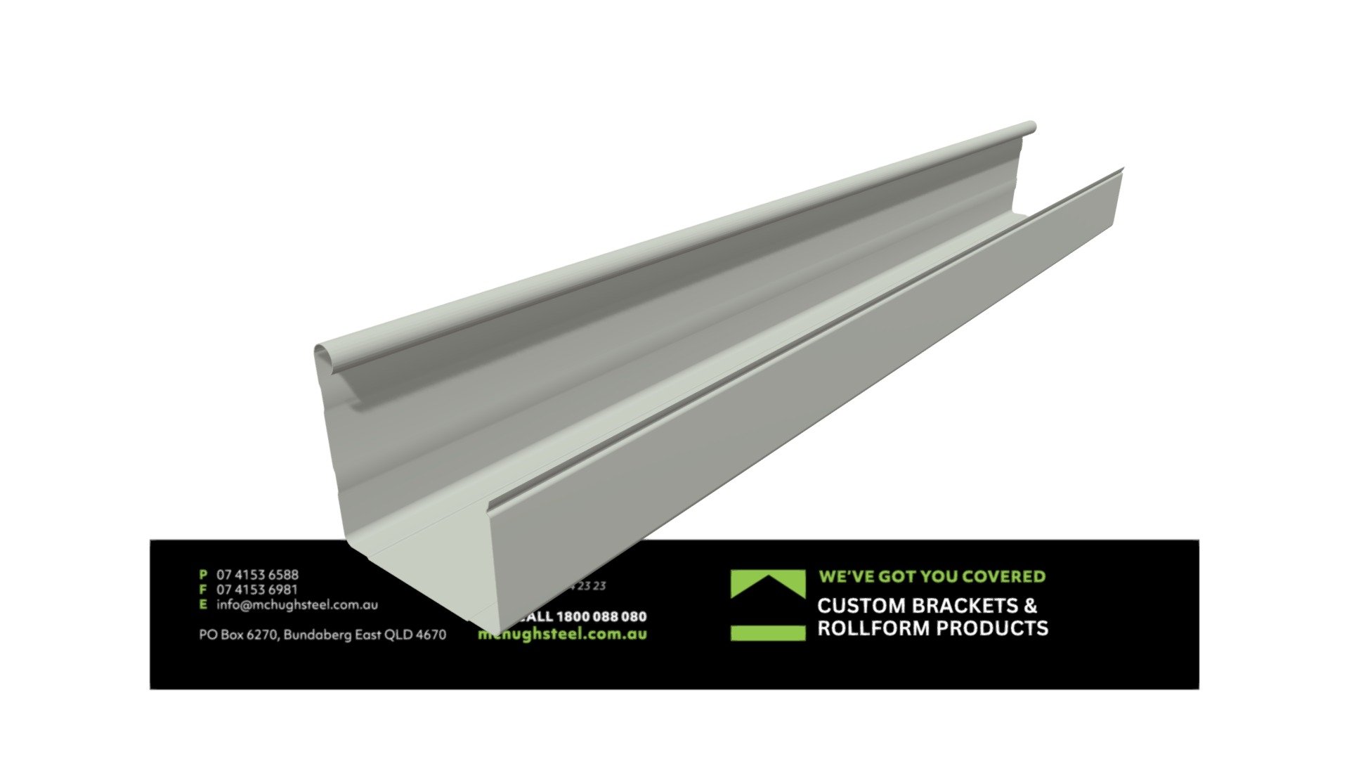 SQGDU Squareline Gutter Colorbond Dune - 3D model by mchughsteel ...