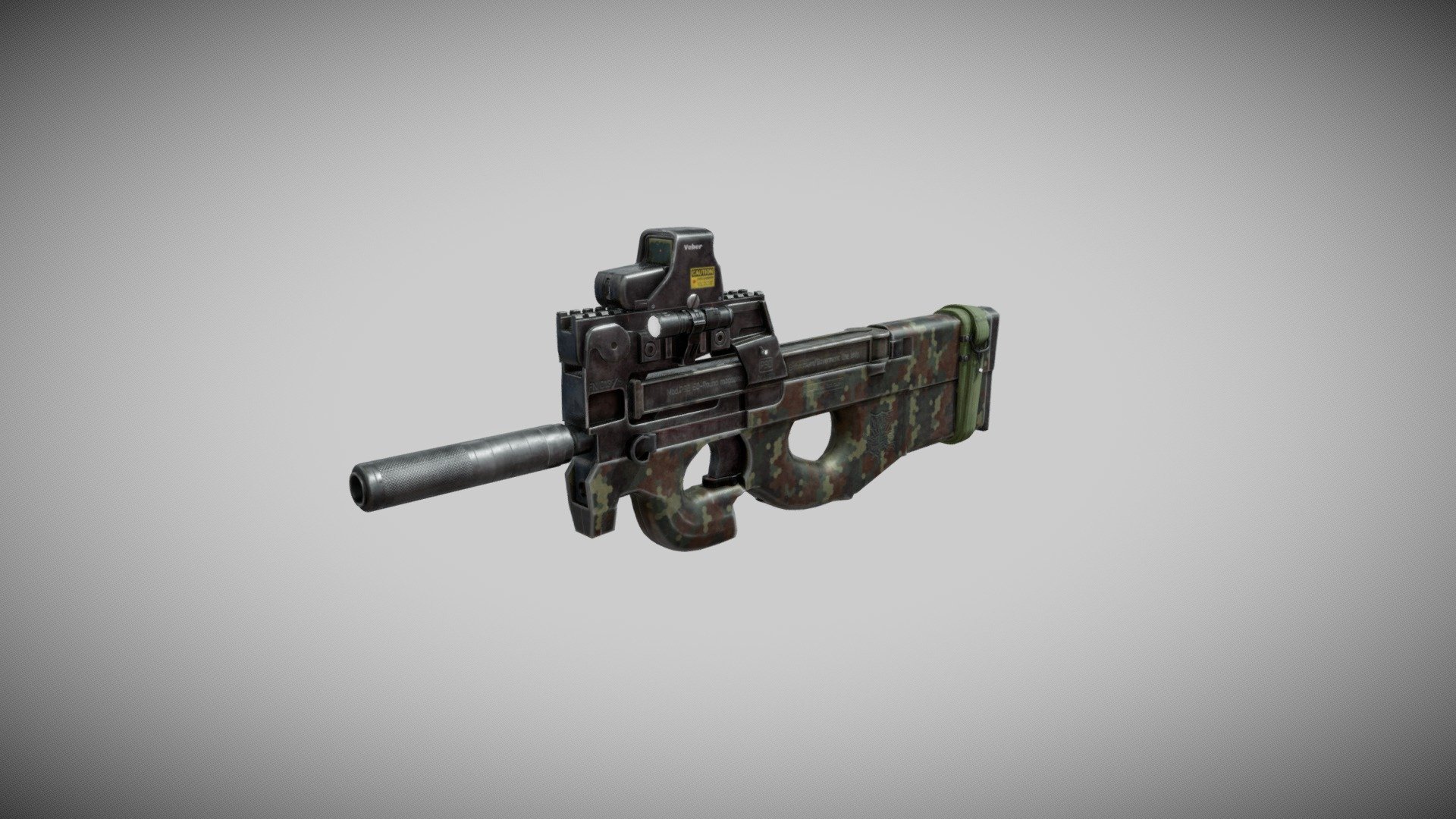 p90 - Download Free 3D model by Giperione [b945893] - Sketchfab