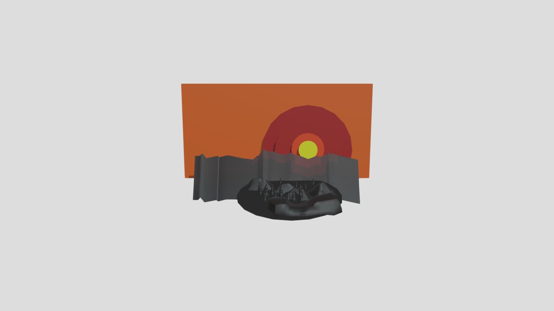 Sunset_firewatch - Download Free 3D model by lieke12 [b94760b] - Sketchfab