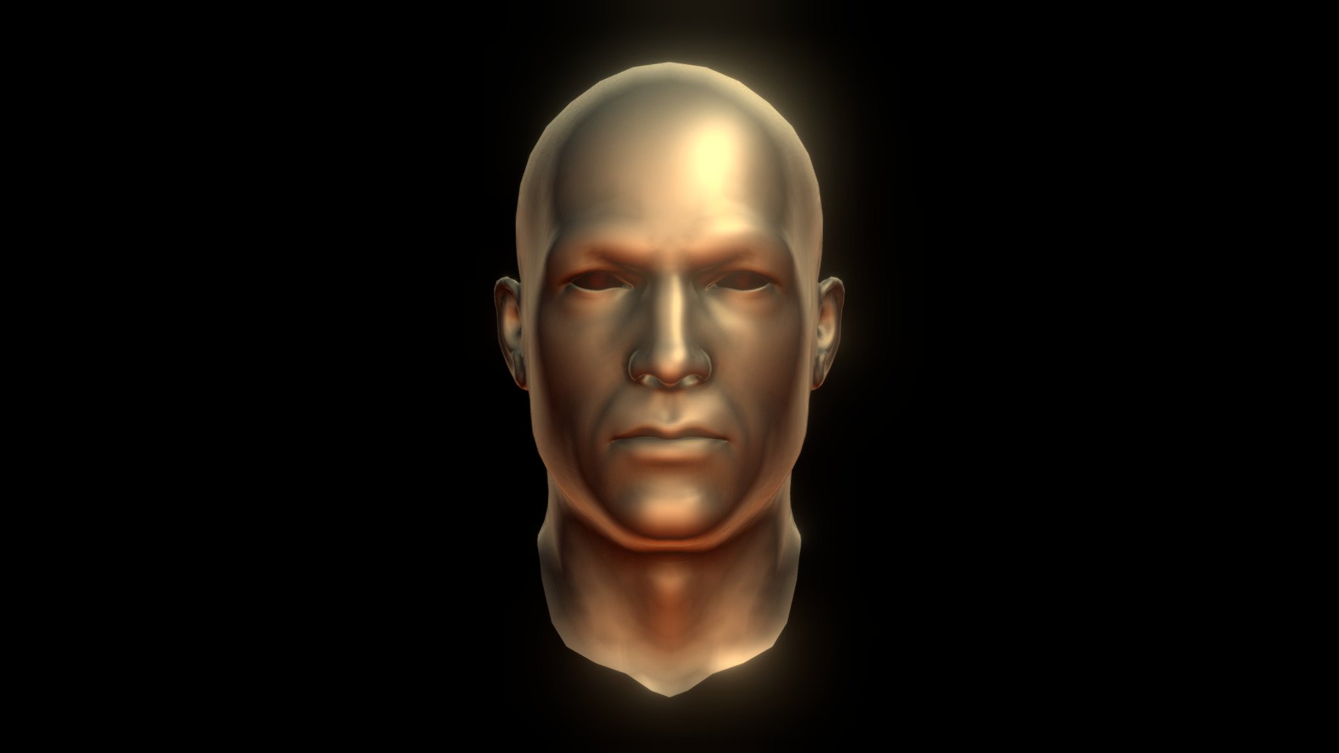 European Male head Free Low Poly 3D Model - Download Free 3D model by ...