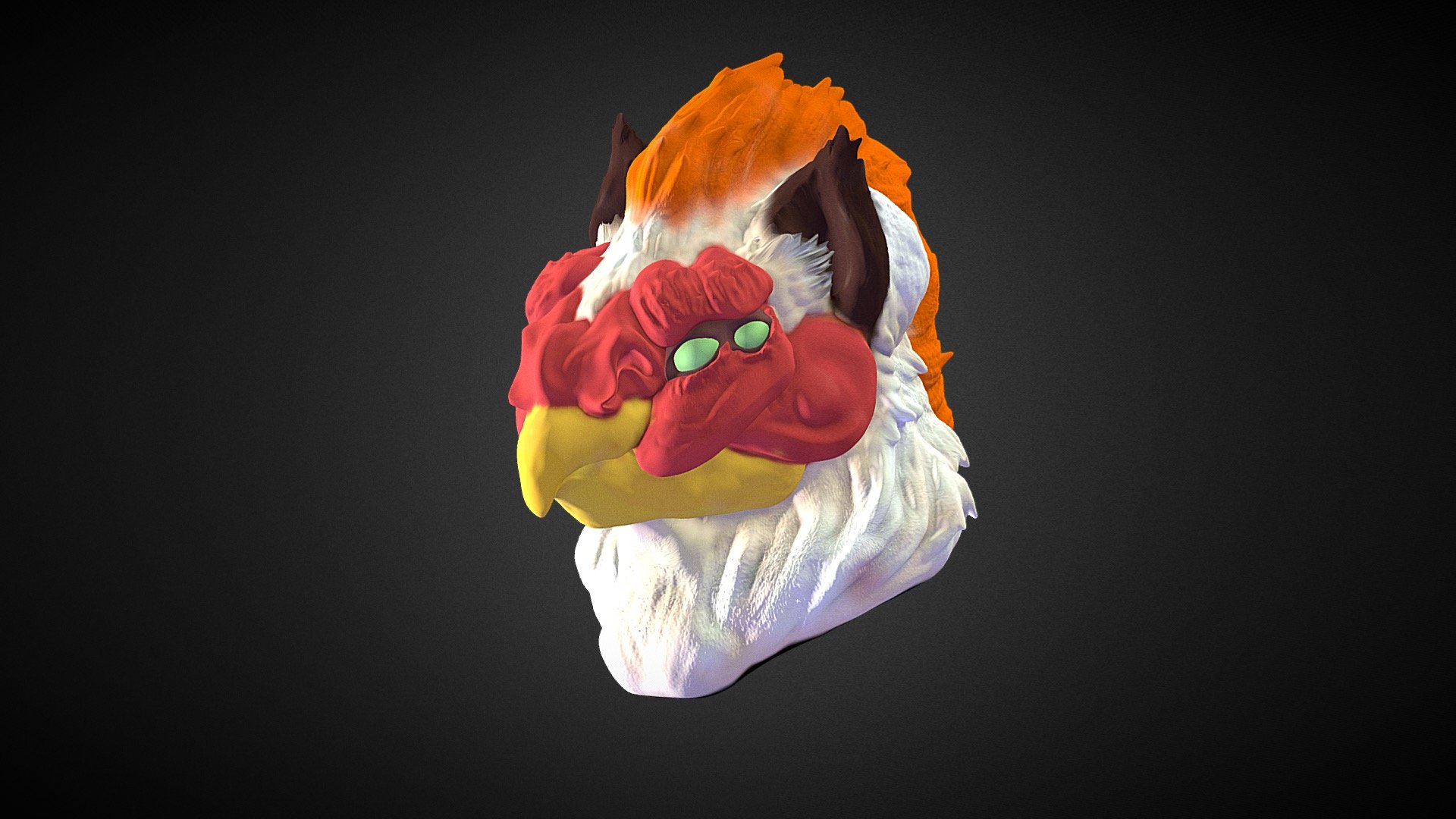 Chicken Creature - 3D model by cherishloveart [b948984] - Sketchfab