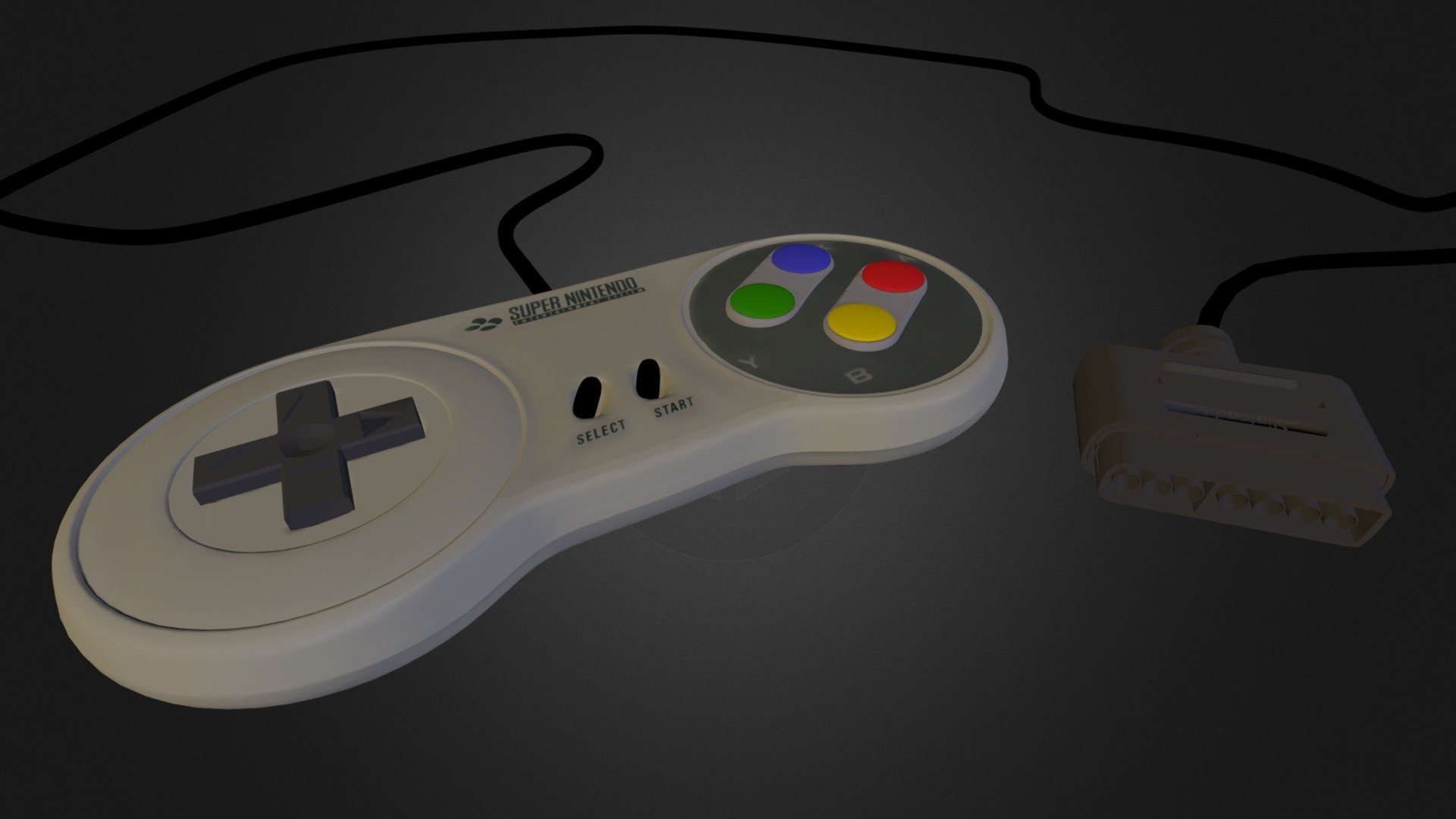 Manette SNES Sketchfab - 3D model by Art-of-Adam [b94b8d0] - Sketchfab