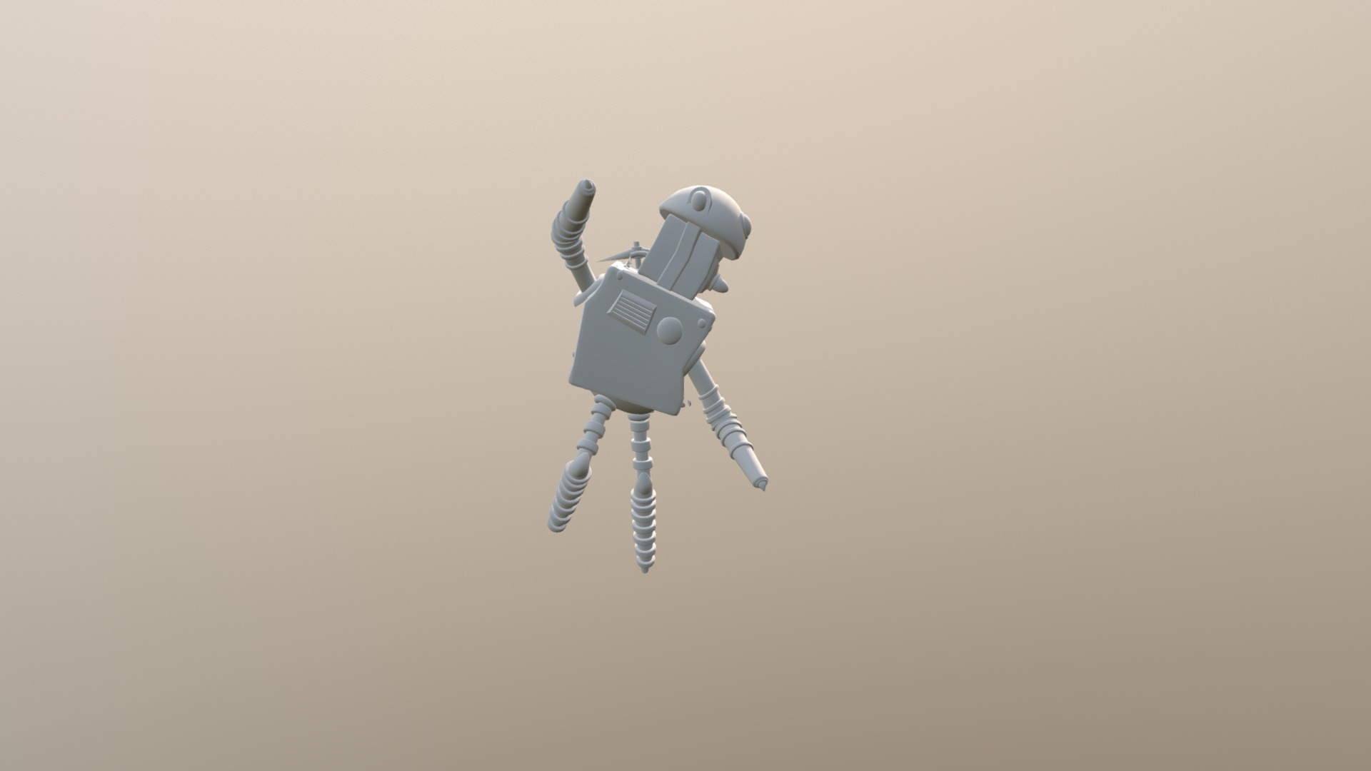 Dancing Robot - 3D model by ttrubenk [b94ca6b] - Sketchfab