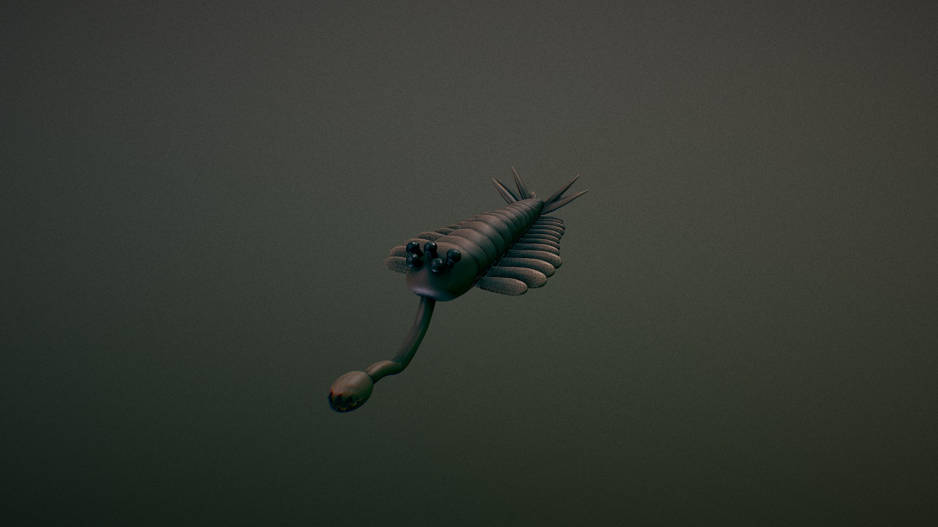 Opabinia - 3D model by mimikaki.mimikaki [b94cd9b] - Sketchfab