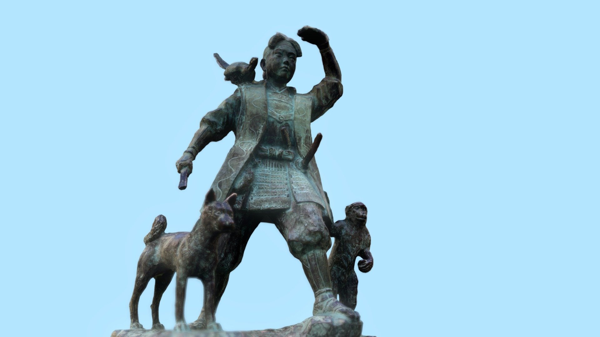 Momotaro statue - Download Free 3D model by betocarrillo [b94d5db ...