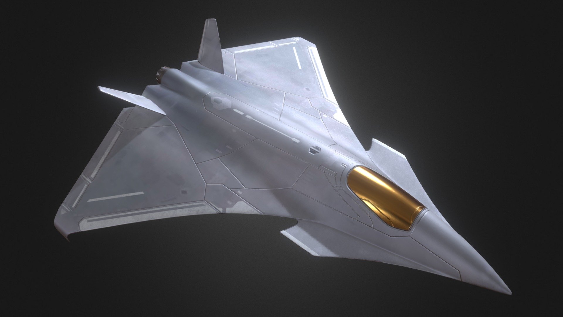 Sci-Fi Jet Lockheed - 3D model by markkingsnorth [b94e304] - Sketchfab
