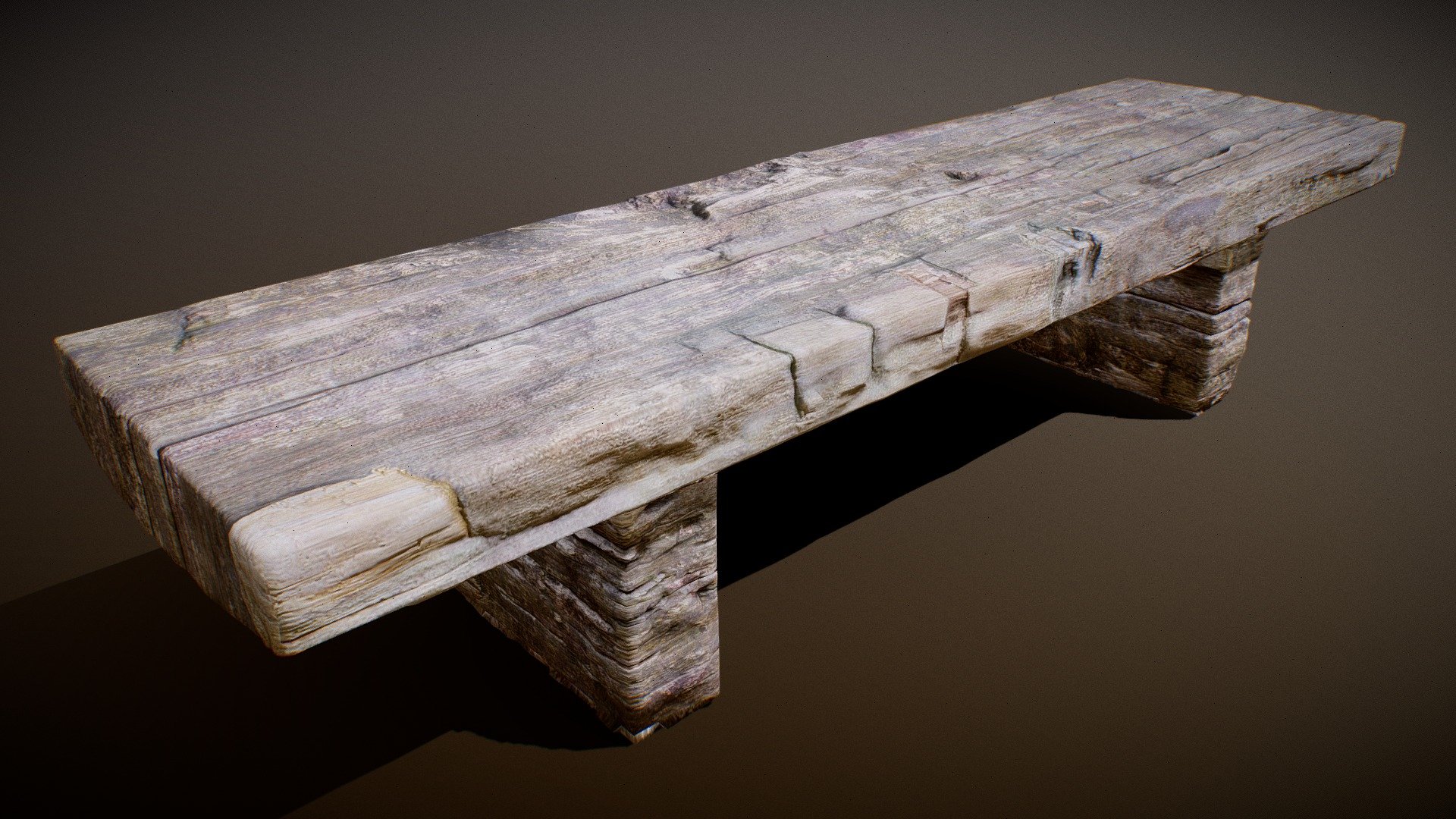 Old Wooden Bench - Buy Royalty Free 3D model by Serhii3D [b9507b8 ...