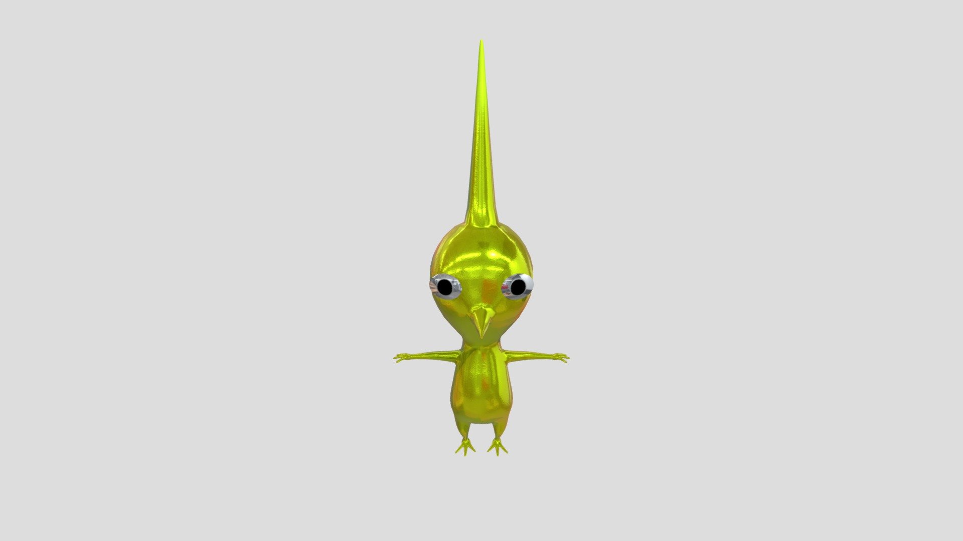 Golden Pikmin - 3D model by Adrian5826 [b9521ec] - Sketchfab