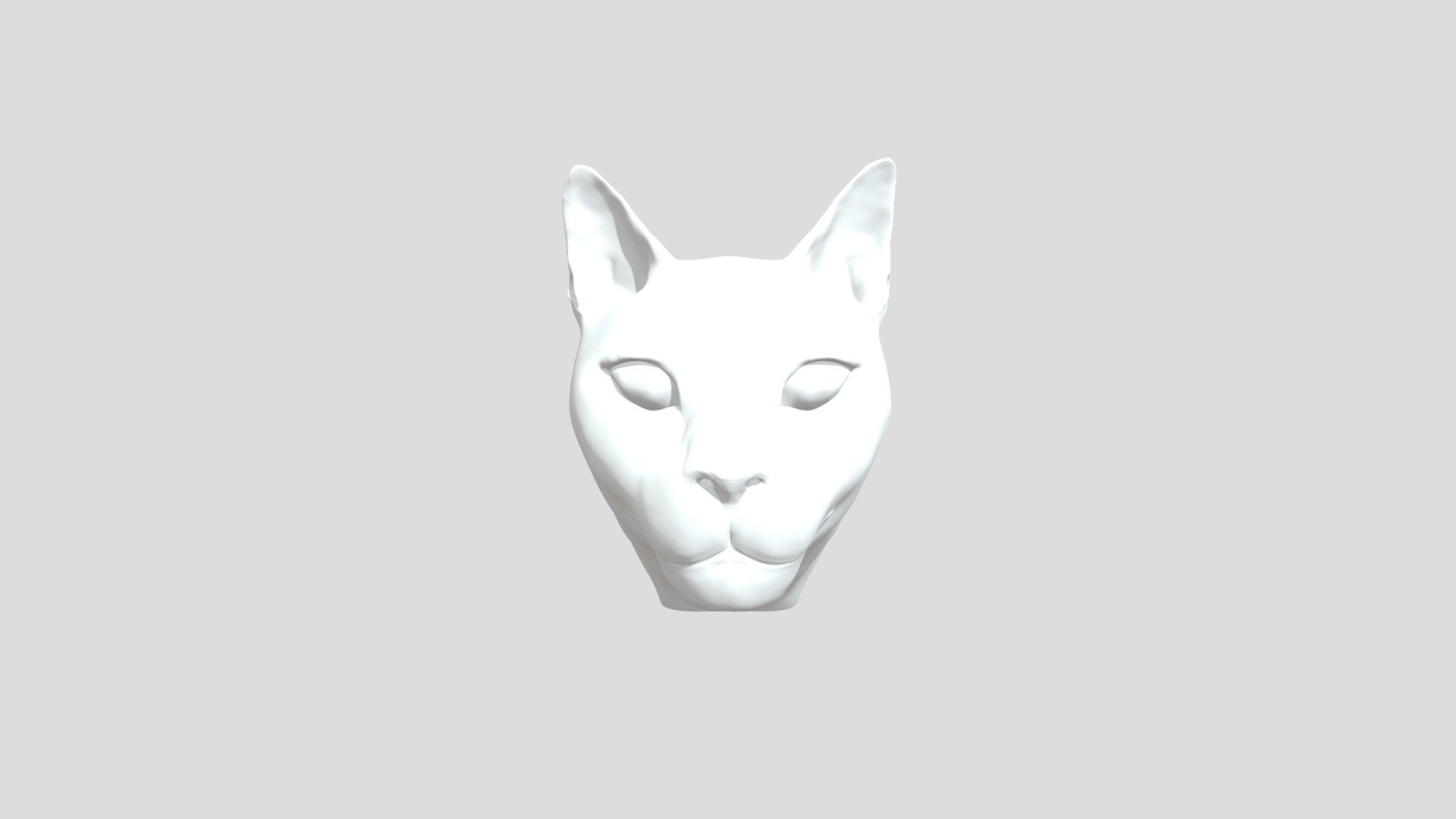 Cat Head - 3D model by 3dModelArte [b9575fc] - Sketchfab