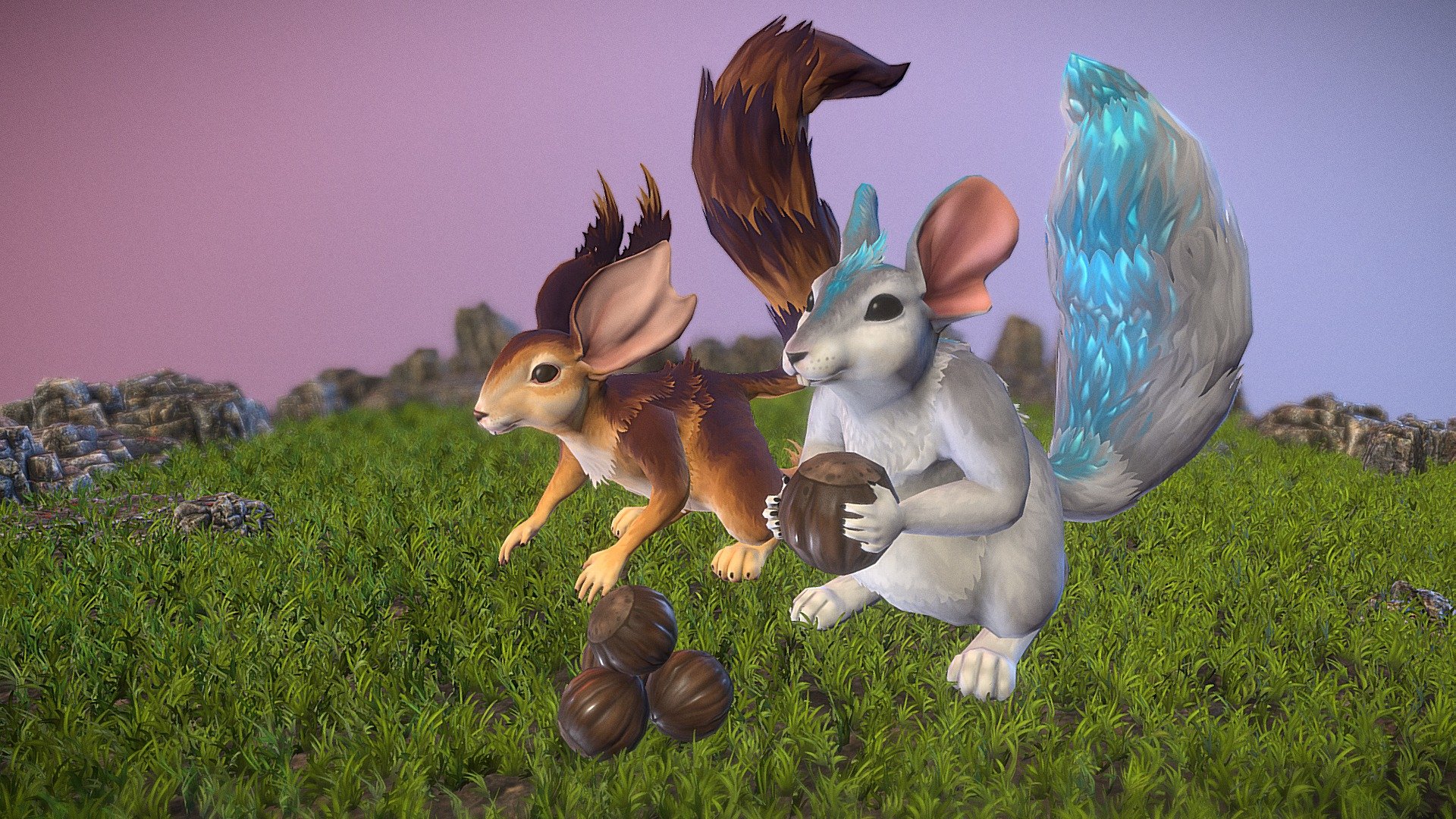 Squirrel - 3D model by Dmitriy Dryzhak (@arvart.lit) [b9577c9] - Sketchfab