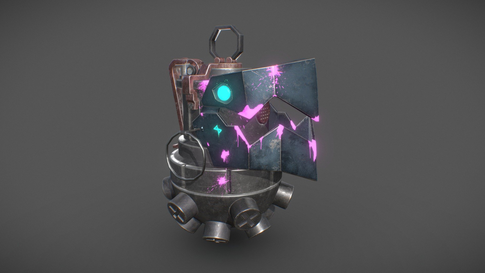 Jinx grenade Arcane - Fan-made - 3D model by Julien Lessire ...