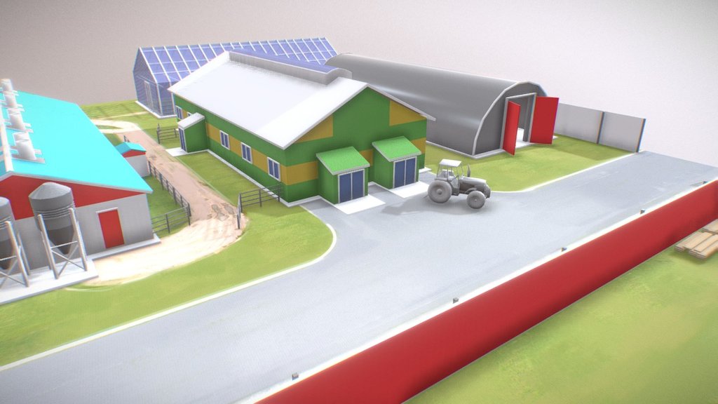 Farm - 3D model by Mau3DProjects [b95f644] - Sketchfab