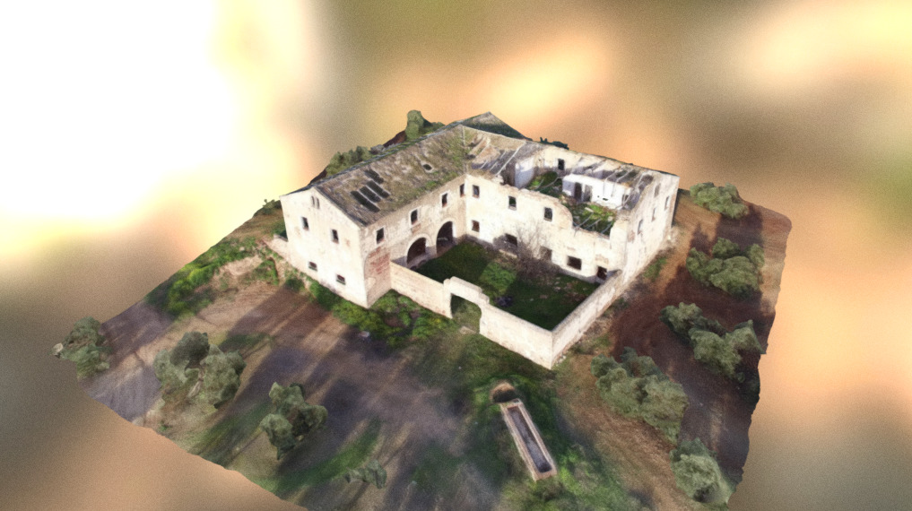 Cortijo "San joaquín" cerca de Lopera - 3D model by Dronvi - Air ...