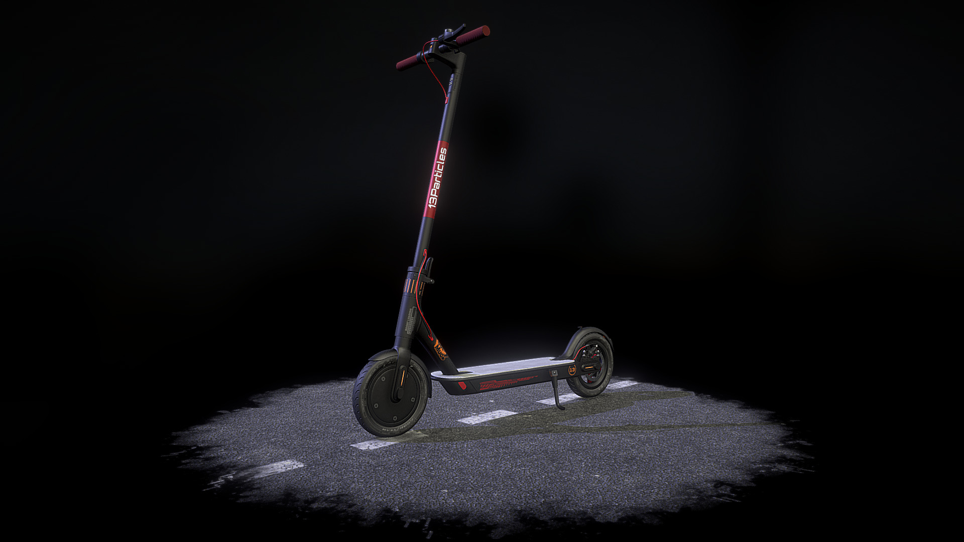 Electric Scooter - 3D model by 13 Particles (@13particles) [b962b9a ...