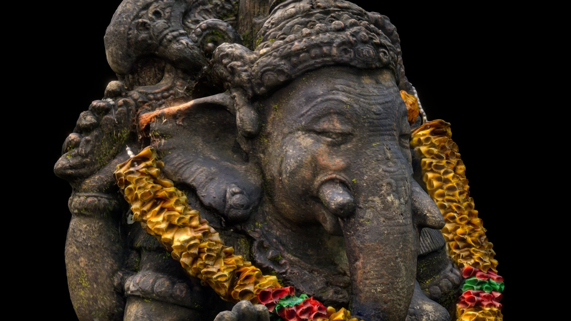 Ganesha With Bone Statue V1 Photogrammetry 3d Model By Roman Rö