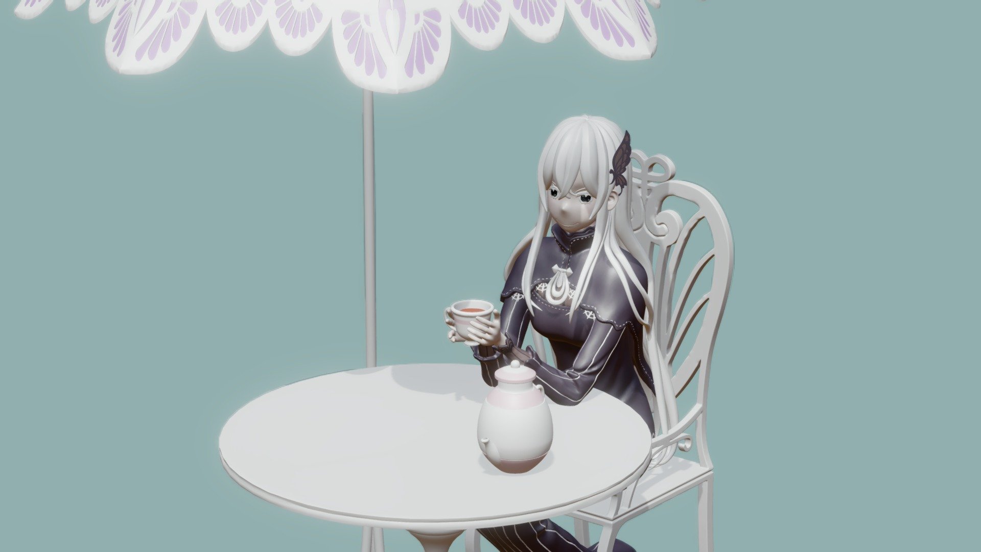 Re:zero Echidna(エキドナ) - 3D model by ncolorddongn [b964686] - Sketchfab