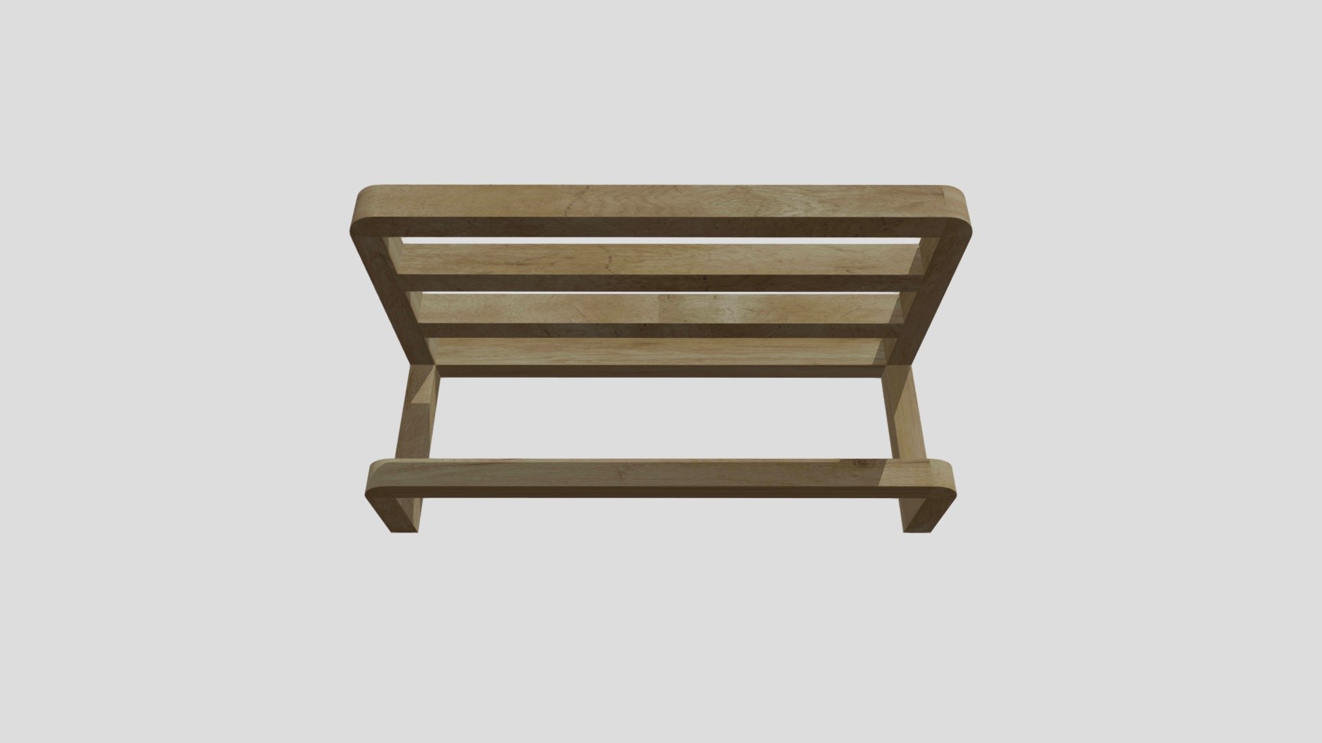 Towel Rack with wood texture - 3D model by Minh16 (@ihappytour16 ...