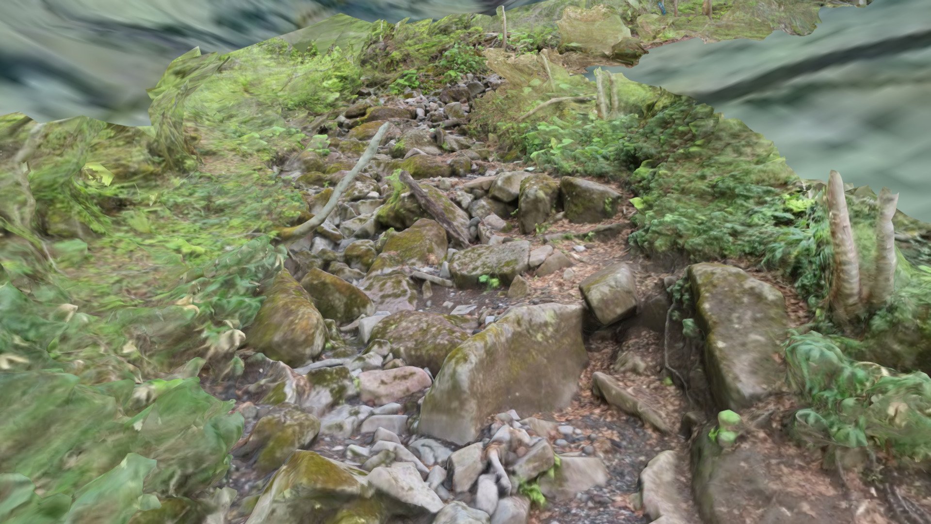 原始ヶ原登山道④ / Genshi-gahara trail 4 - Download Free 3D model by ezorisu ...