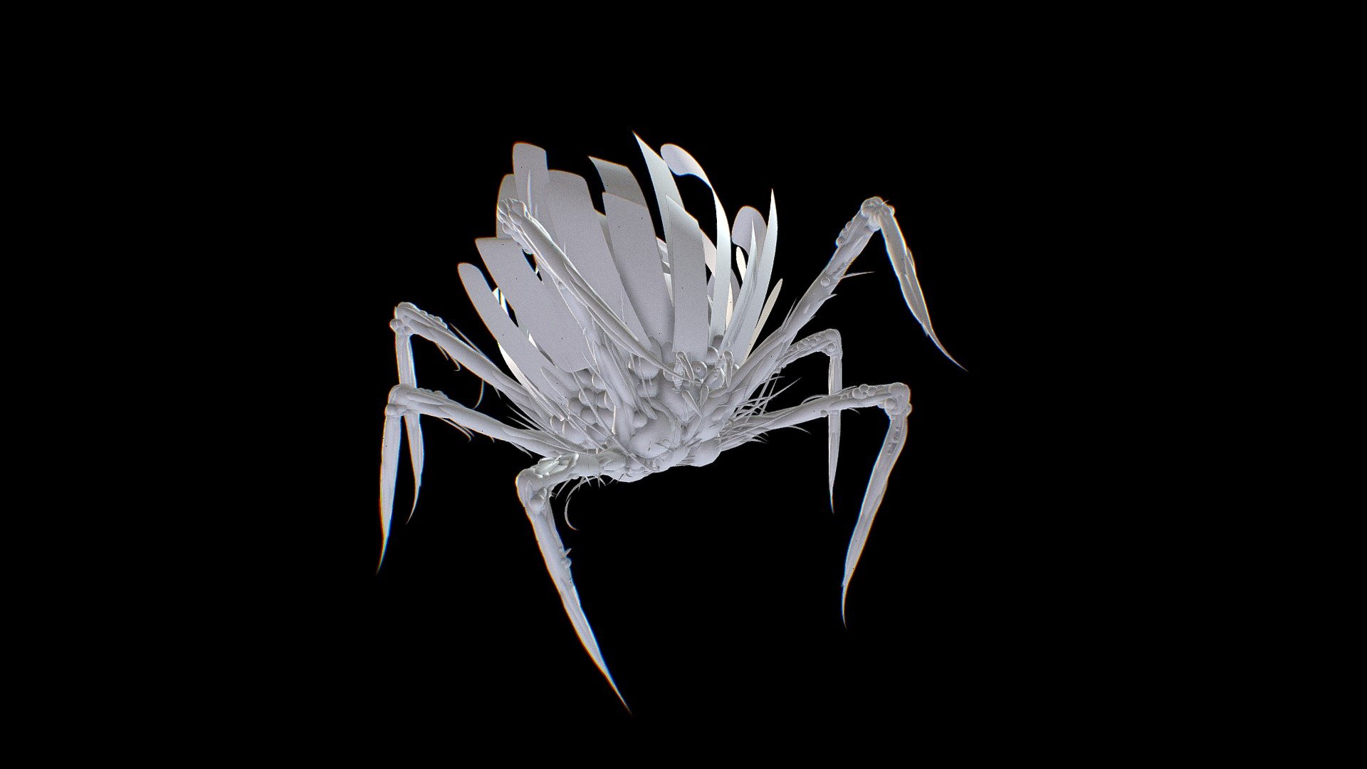 spider-flower concept - 3D model by DmitryAnanyev [b9686a5] - Sketchfab