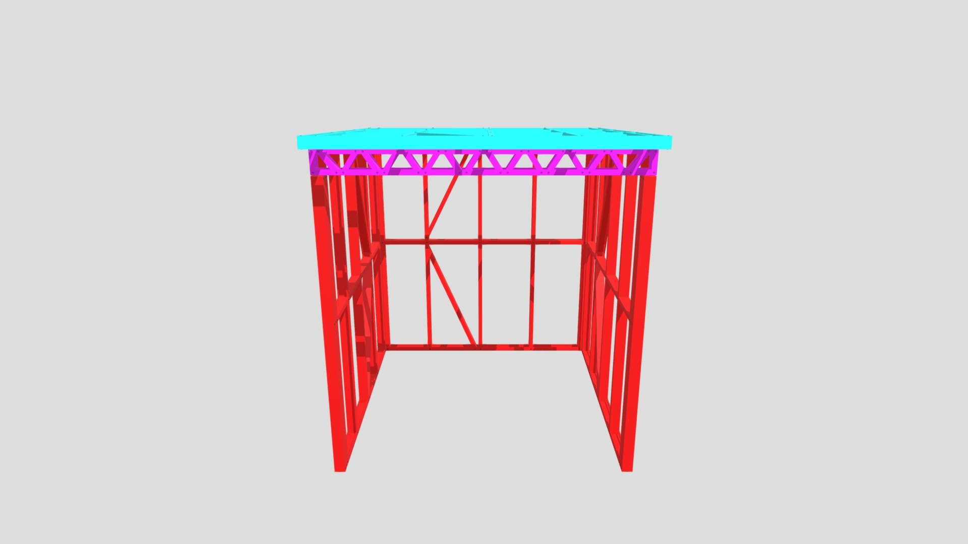 58771: Safety Shower Shed - 3D model by Steel Frame Solutions Limited ...