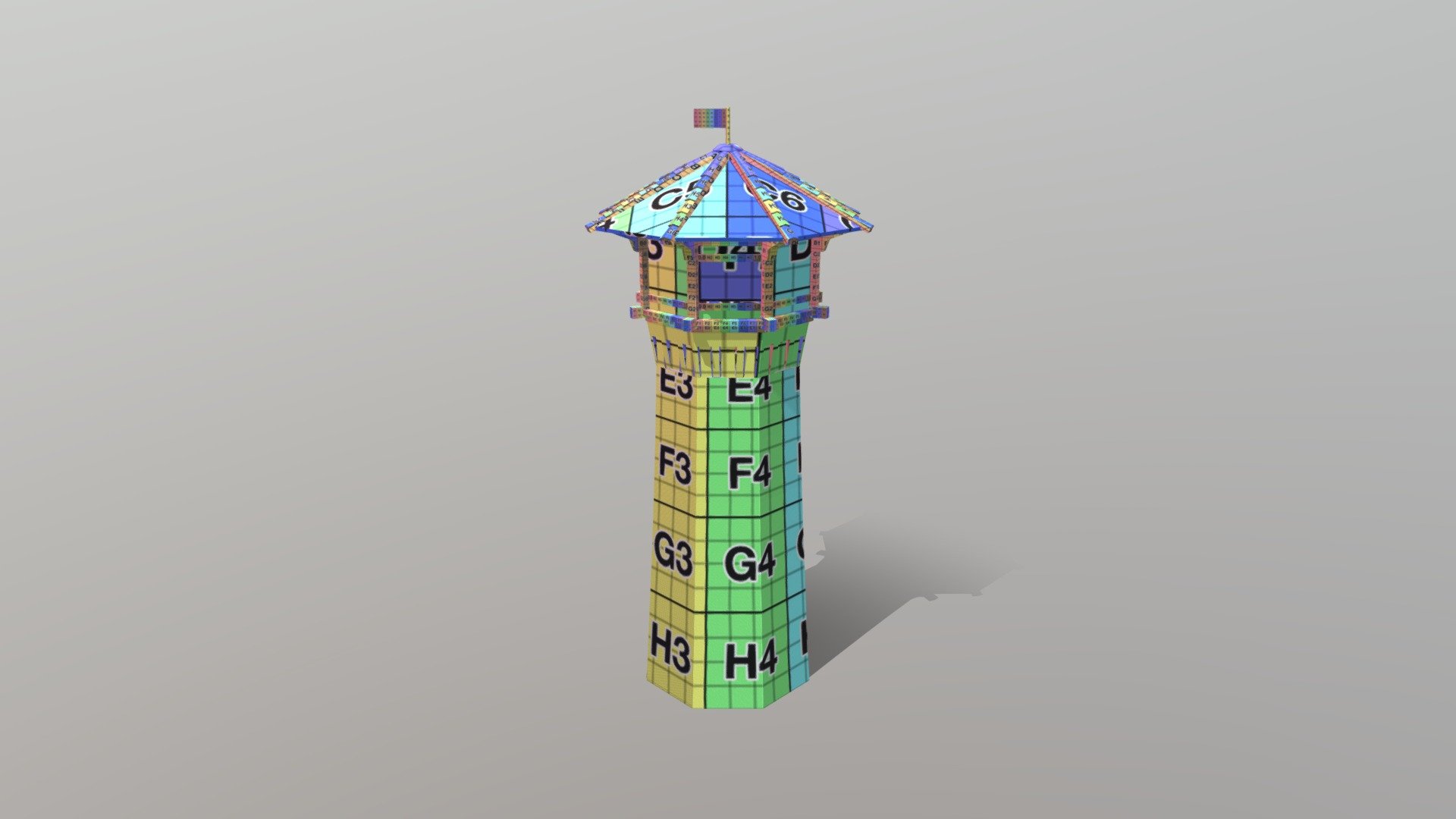 Tower School Assignment - 3D model by Kendra Sharae (@KendraSharae ...
