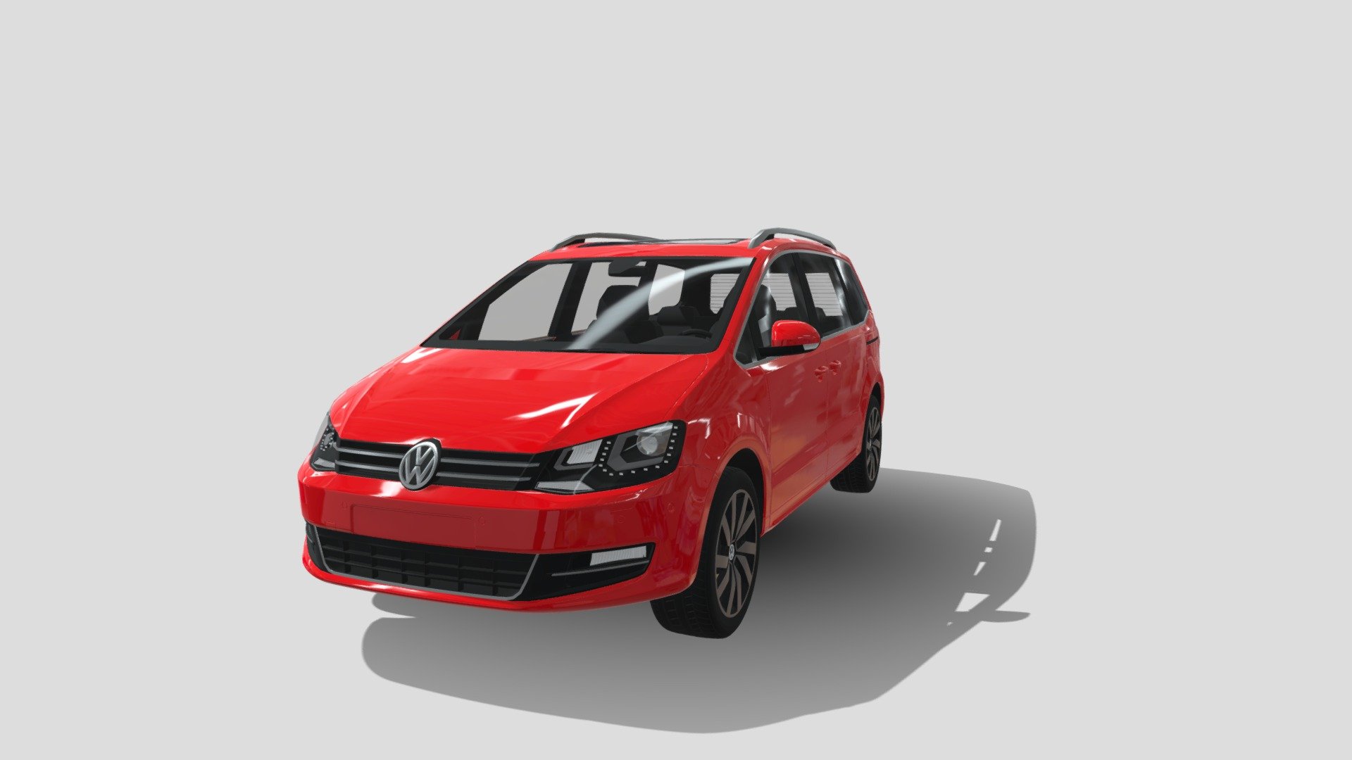 Volkswagen Sharan - Download Free 3D model by KOElkast1007 (@koelkastasbers) [b969f5f] - Sketchfab