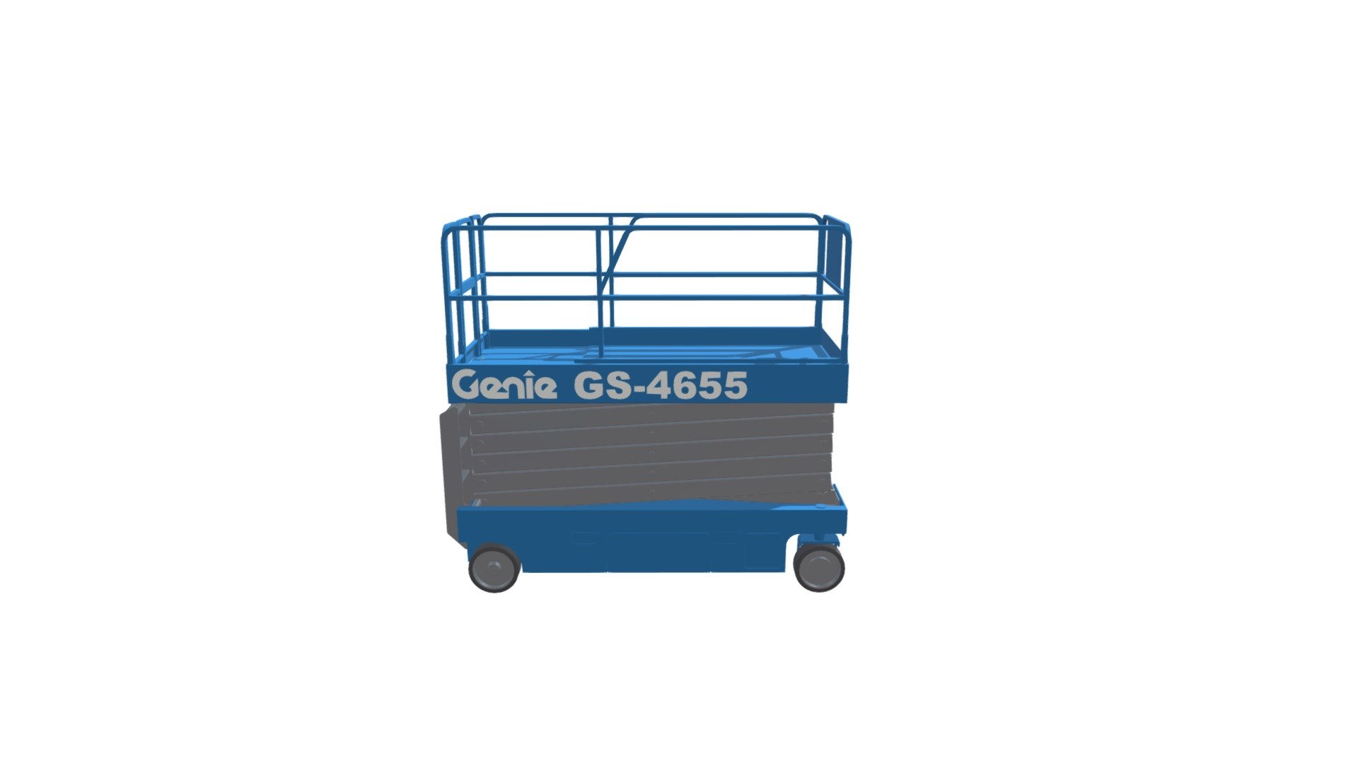 GS-4655 E-Drive Electric Scissor Lift (Genie) - 3D model by bimstore ...