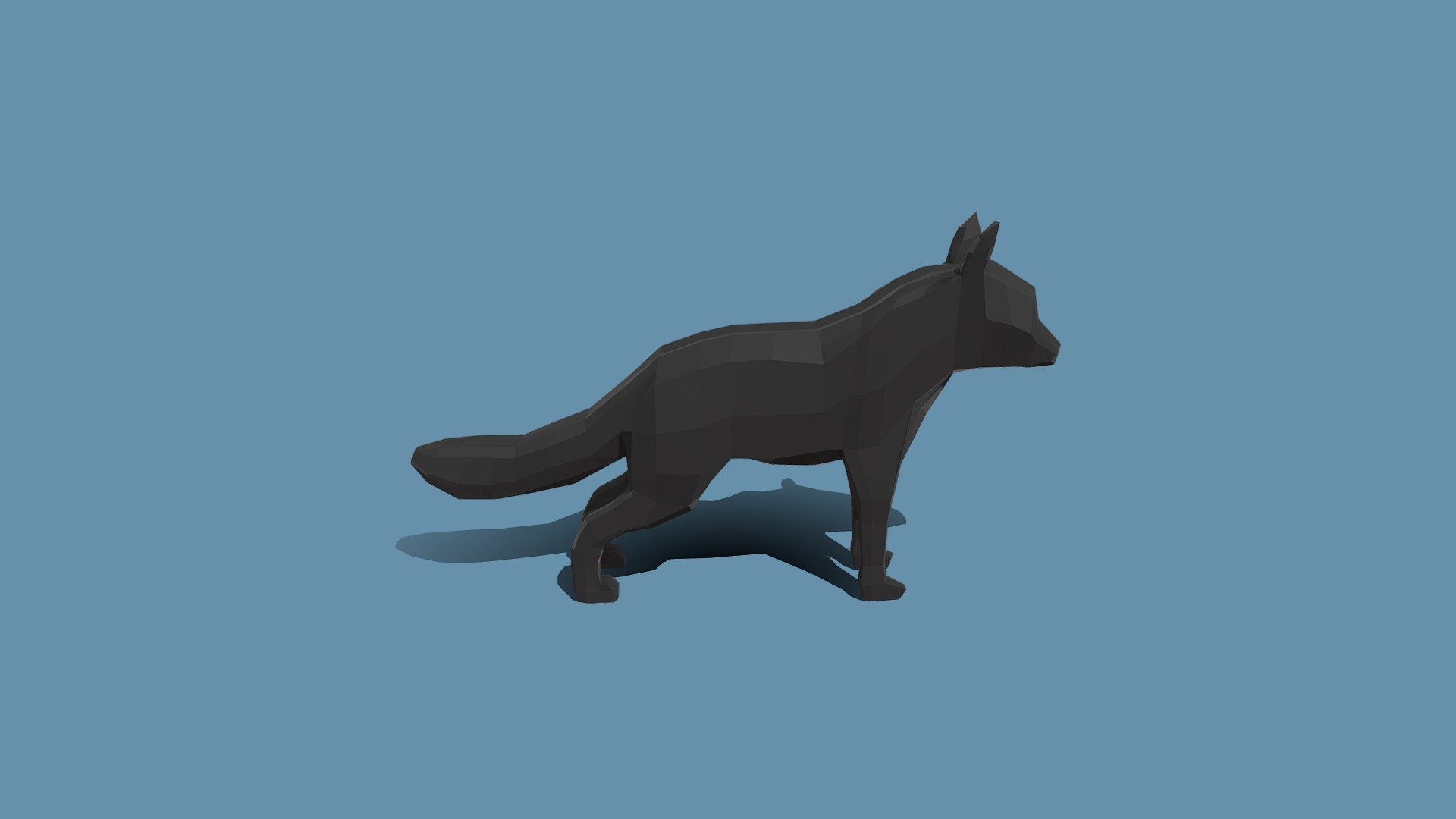 Low Poly Wolf - 3D model by DalasKingora [b96b73a] - Sketchfab