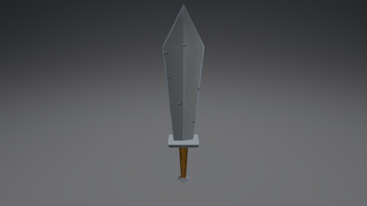 Low Poly Sword - 3D model by pdqart [b96d476] - Sketchfab