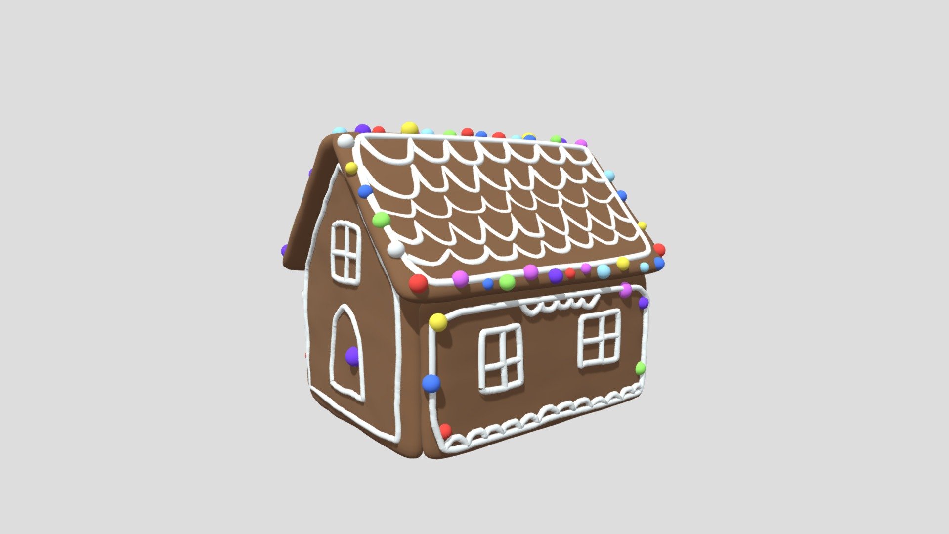 gingerbreadhouse - 3D model by hyarmaite [b96d78e] - Sketchfab