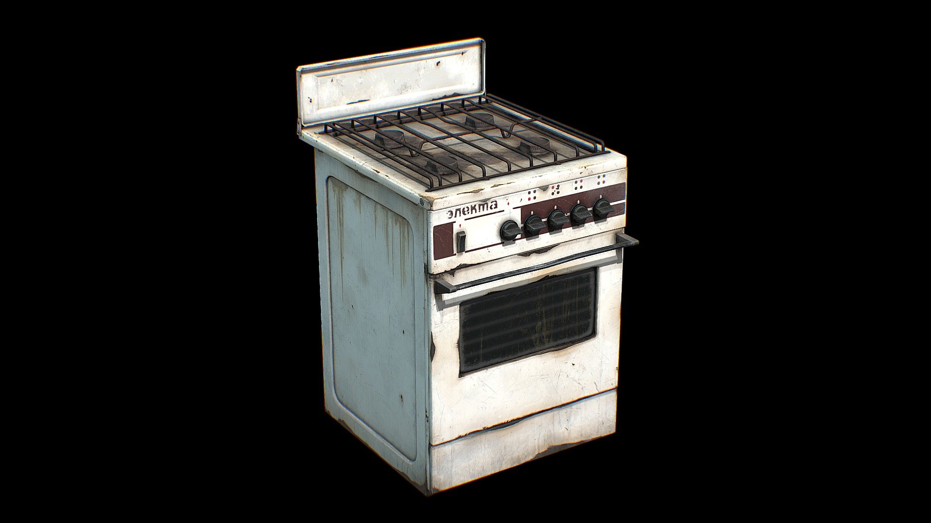 Rust Old Stove - Buy Royalty Free 3D model by Freepoly.org (@blackrray ...