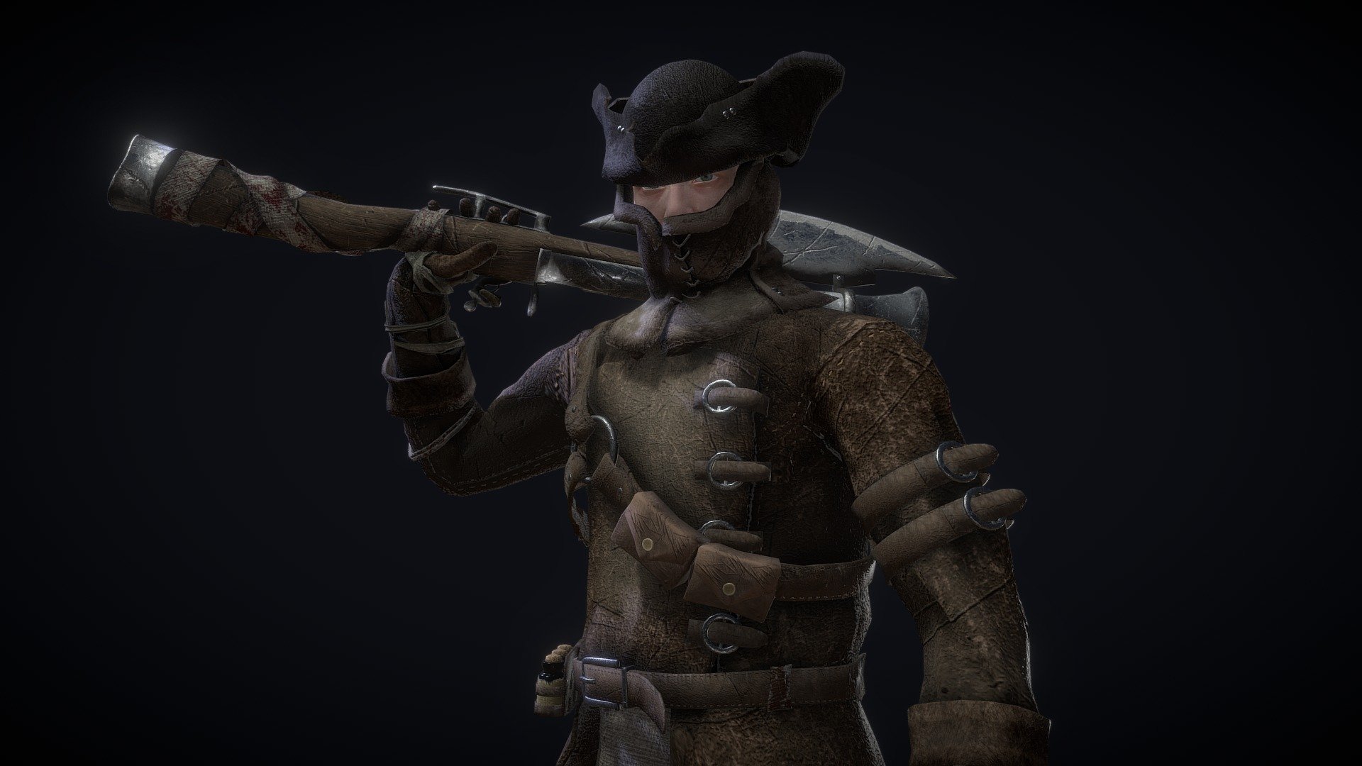 Hunter - 3D model by p4fcio [b9711ef] - Sketchfab