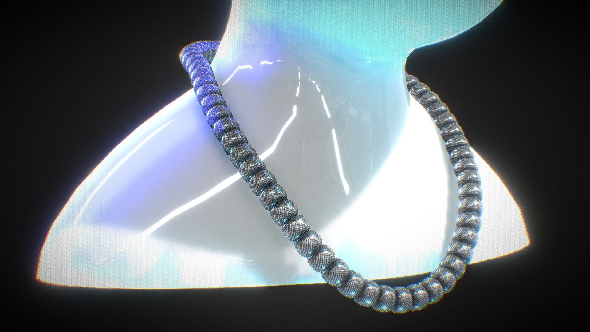 Diamond Bead Chain - Buy Royalty Free 3D model by Tiko (@tikoavp ...