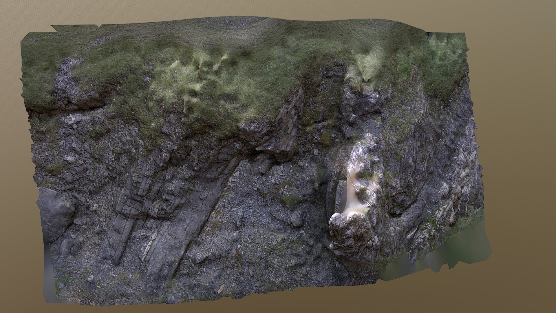Outcrop with folds - Download Free 3D model by AVZ (@micropalaeontology ...