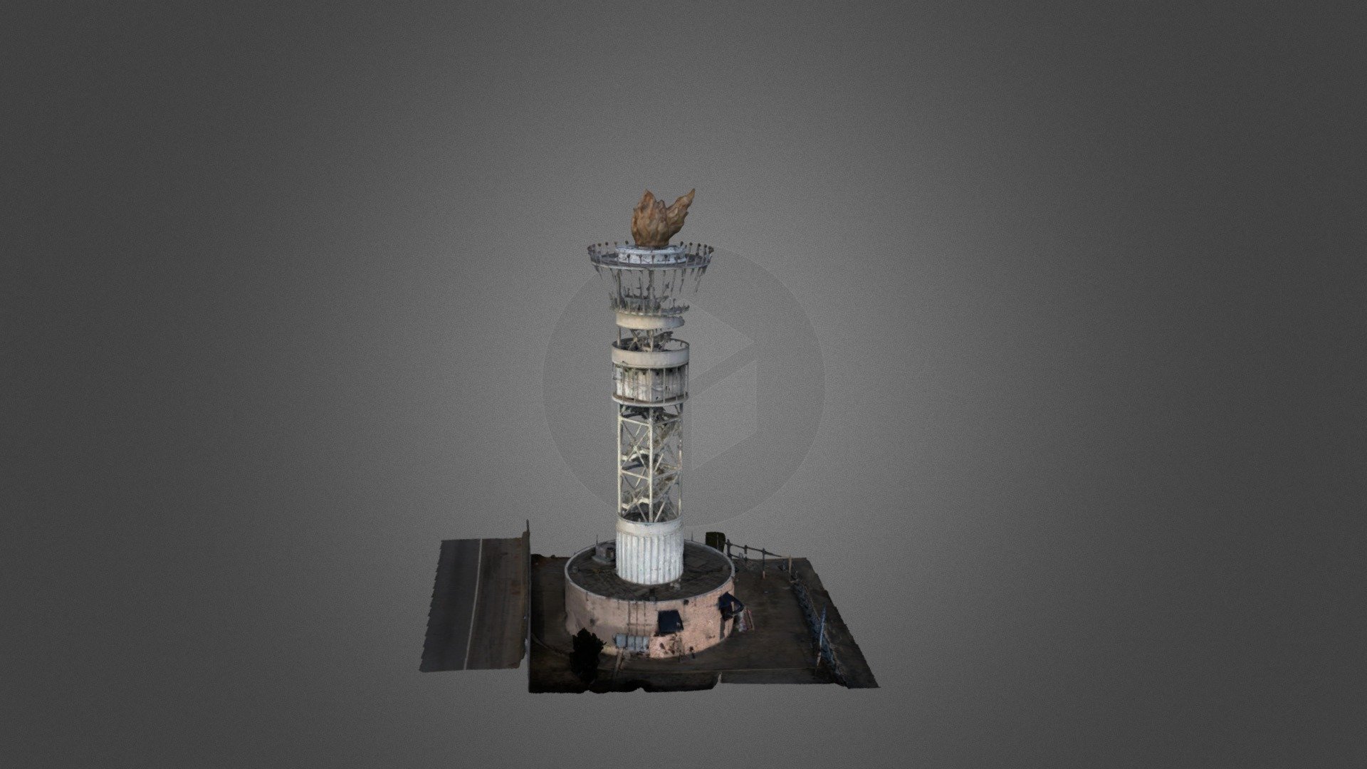 Atlanta's Olympic Torch Tower - Download Free 3D model by scott.foster ...