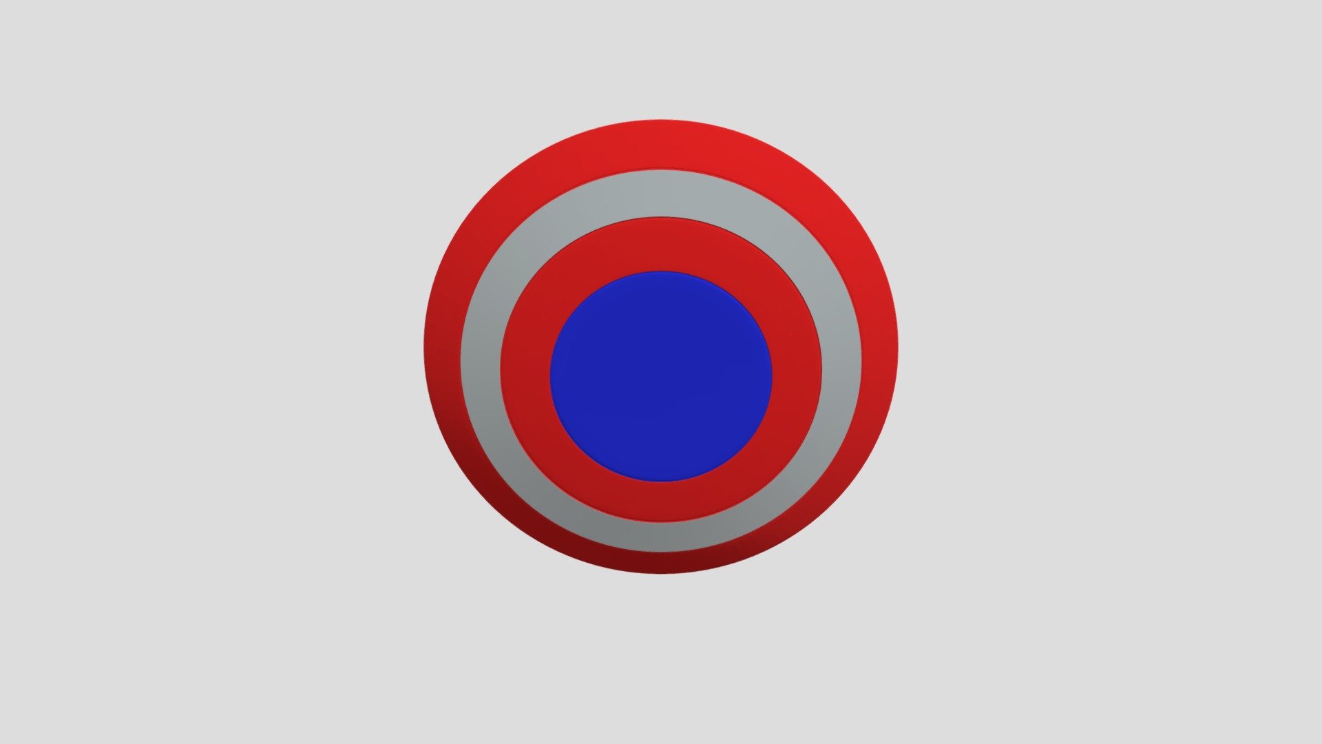 escudo de cap america - 3D model by drobingt [b974056] - Sketchfab