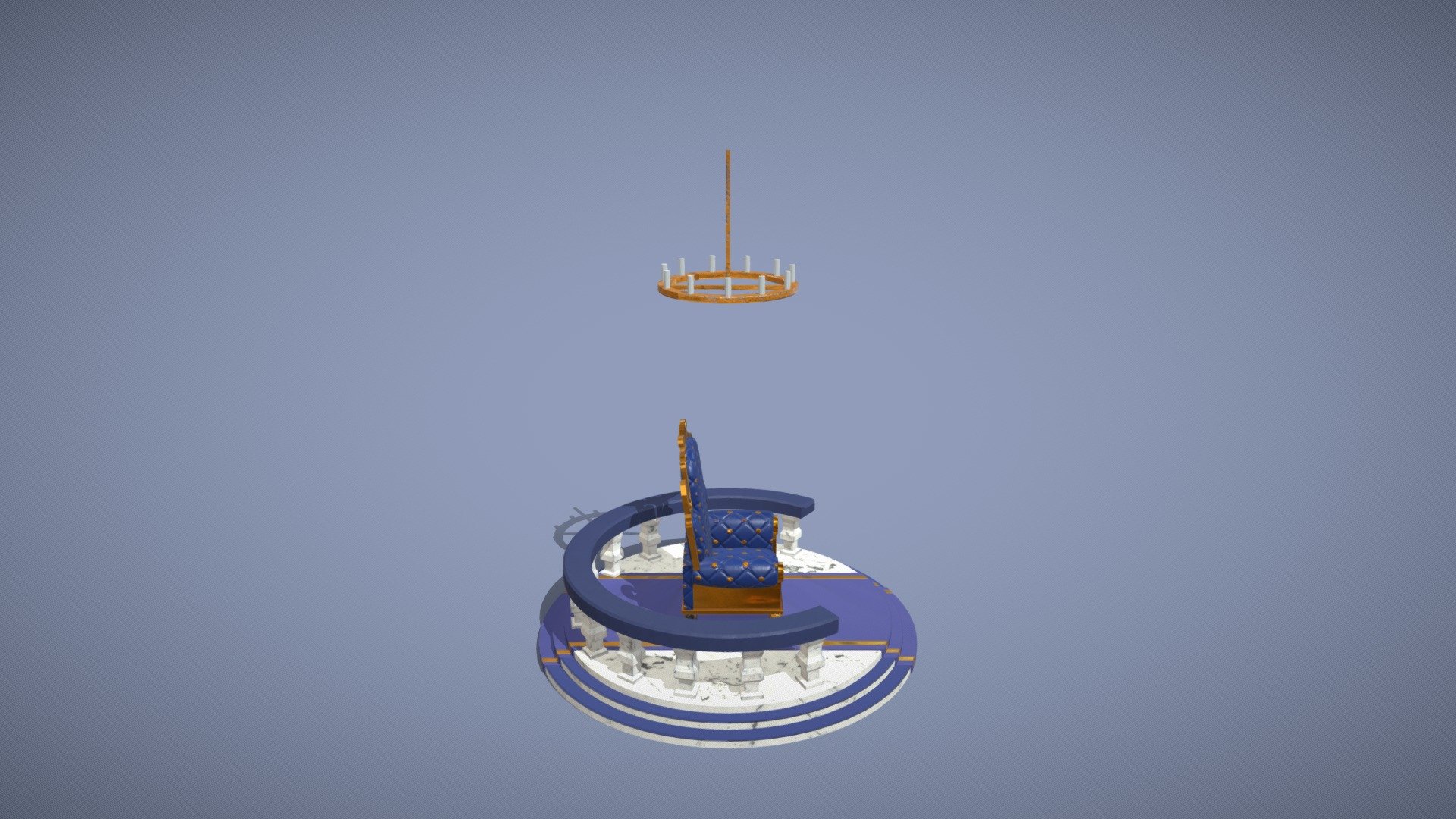 throne - Download Free 3D model by bbenidjer [b97422a] - Sketchfab