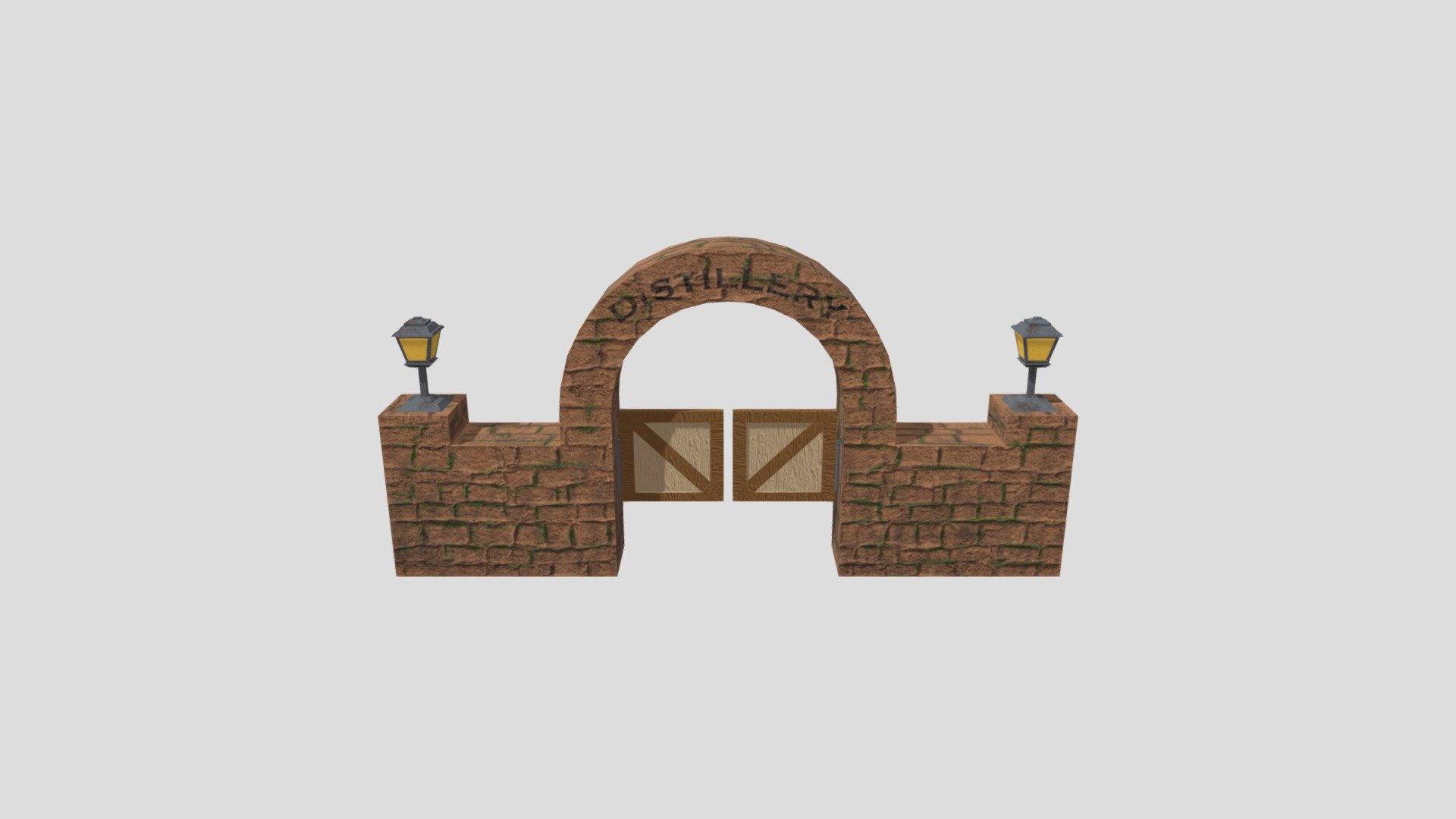 Main_Gate_Textured - Download Free 3D model by AustinMarmie [b974f38 ...