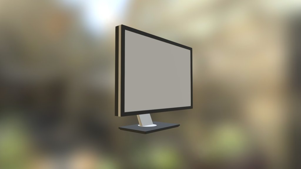 Monitor Dell 2311 - 3D model by NazarMalyy [b976eeb] - Sketchfab