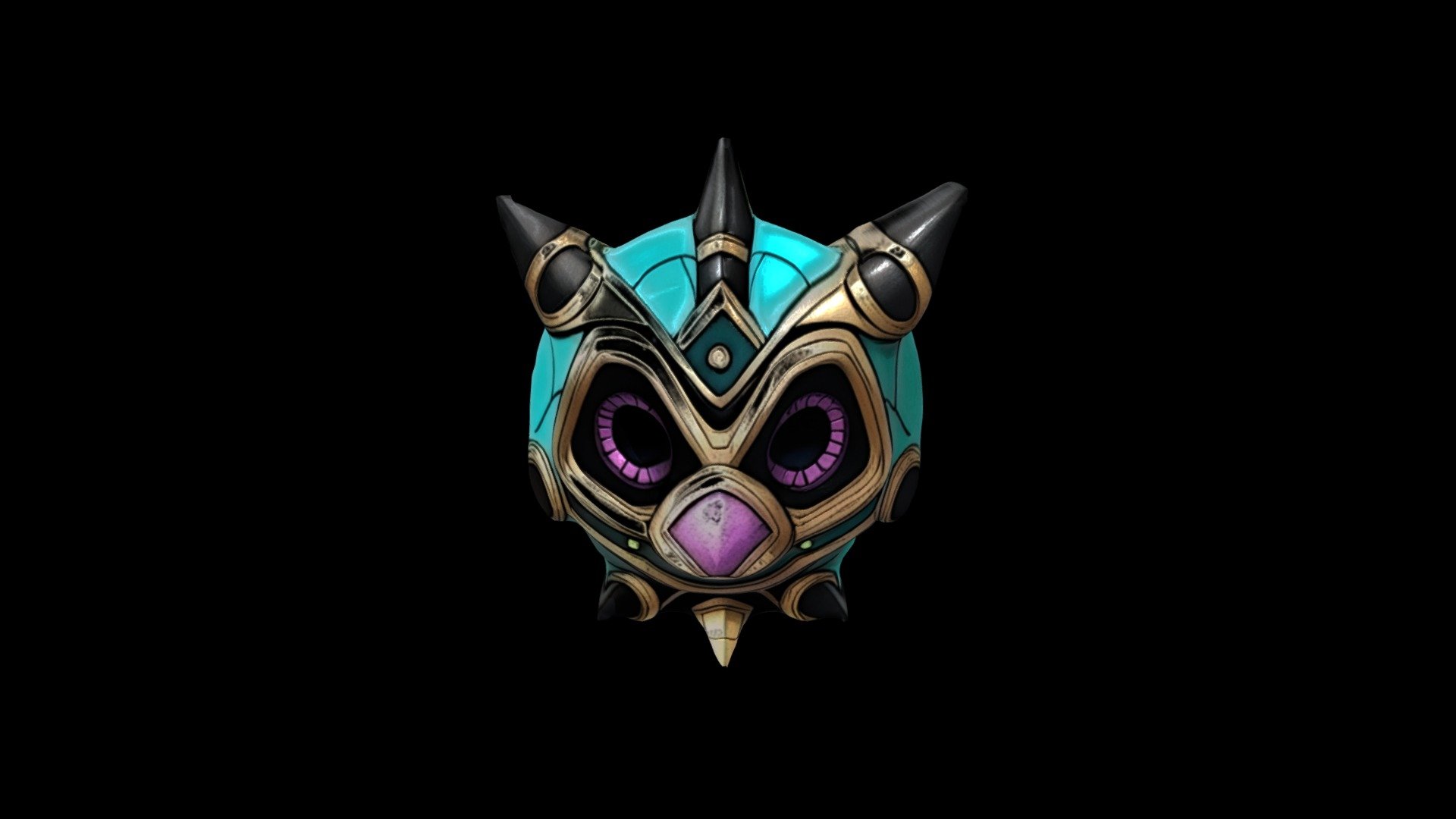 Happy Mask 544 - Download Free 3D model by klrxyz [b9788b6] - Sketchfab