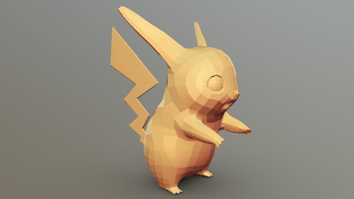 Pikachu-pokemon 3D models - Sketchfab