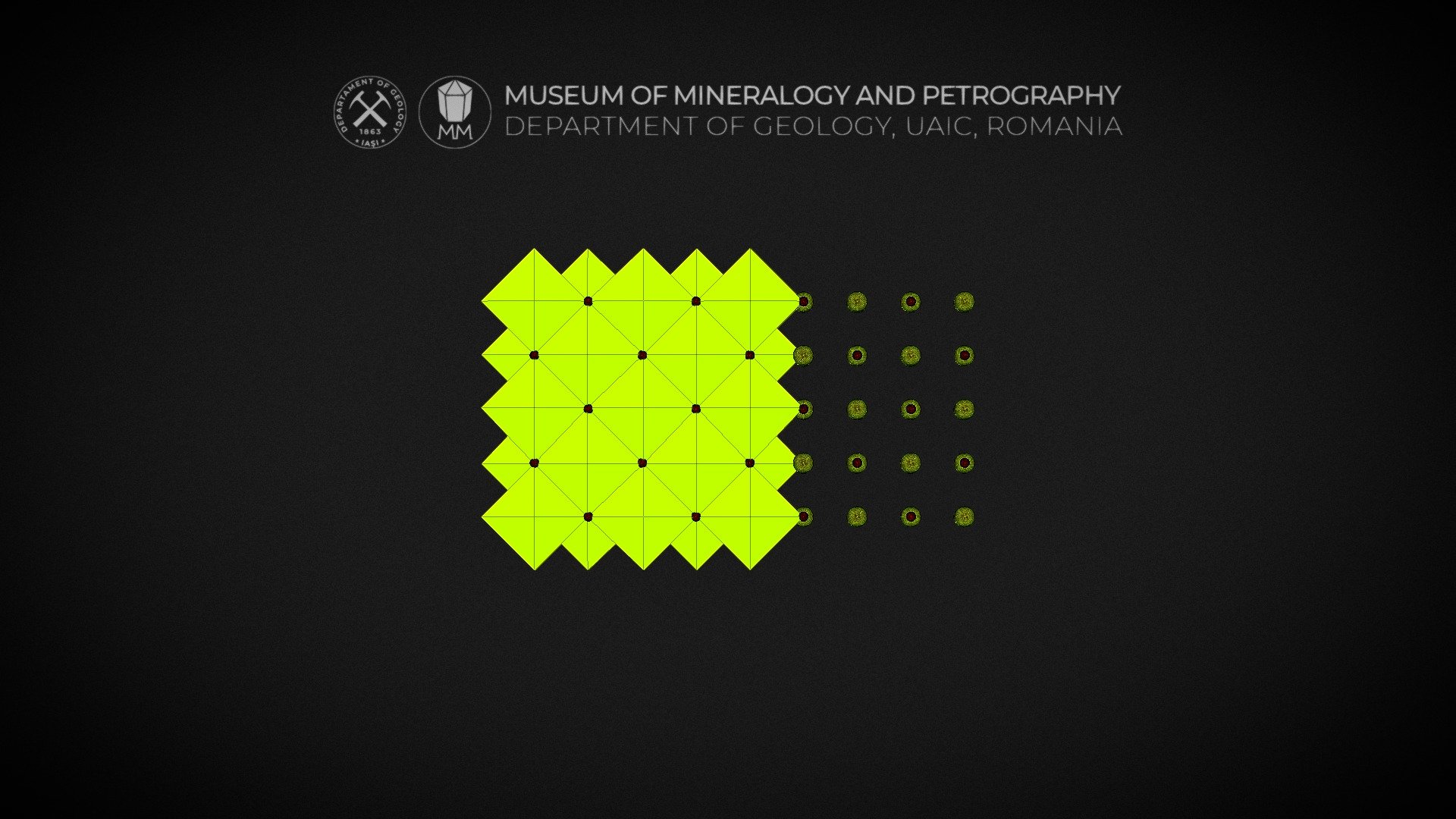 Crystal structure of Periclase - 3D model by Museum of Mineralogy and ...