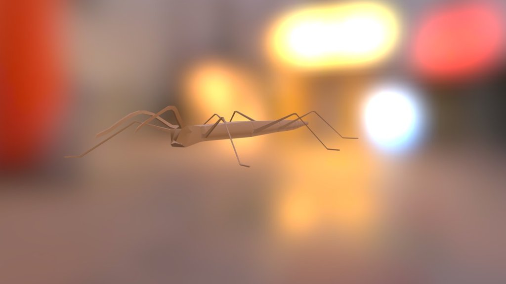 Walking stick insect - 3D model by kevinsingh [b97d01d] - Sketchfab