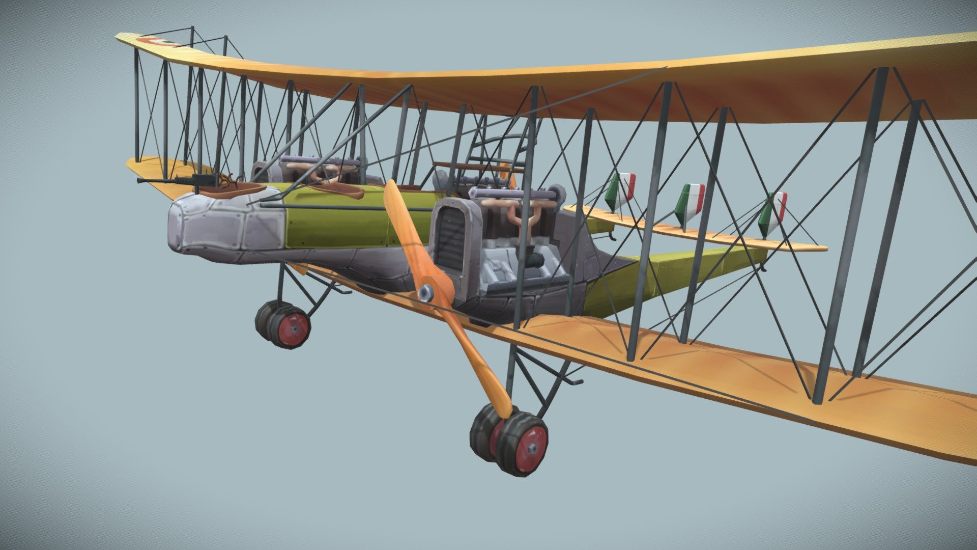 DAE - Caproni Ca.5 - Download Free 3D model by Kidney_02 [b97d7b9 ...