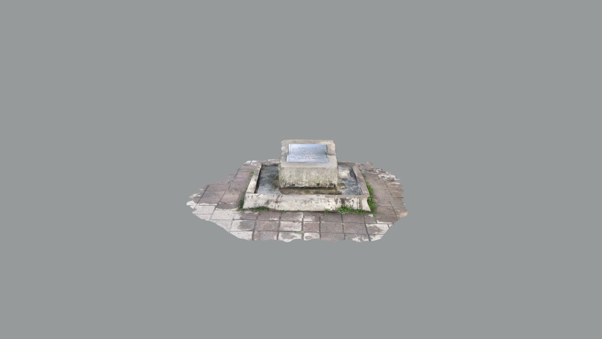 Memorial water fountain for animals - Download Free 3D model by ...