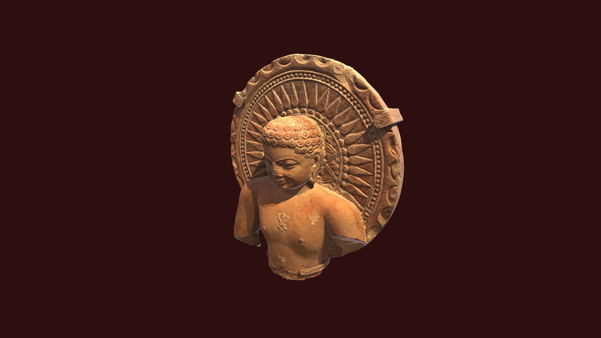 Head with radiant crown - Download Free 3D model by danielpett [b97e264 ...